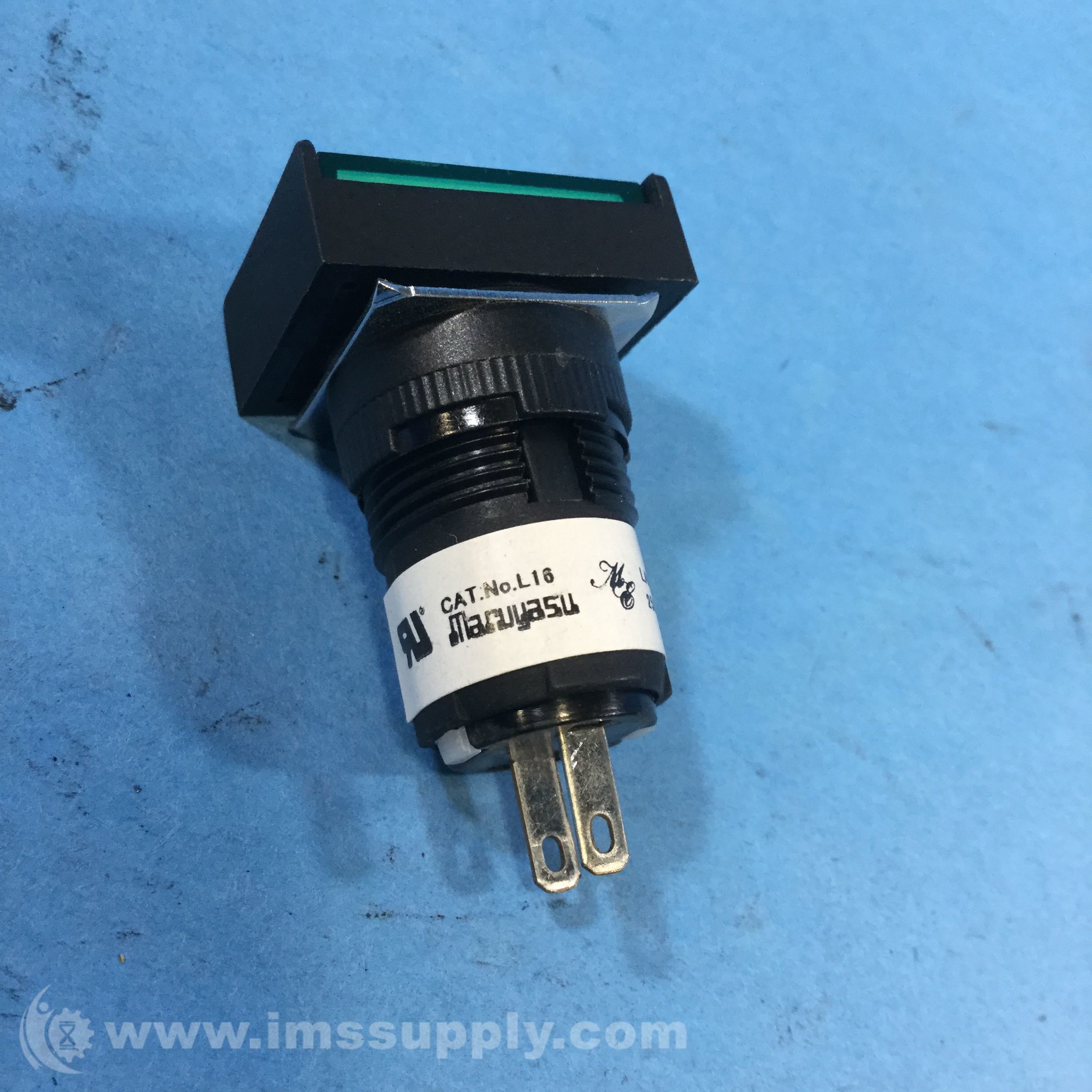 Maruyasu L16 Push Button, Switch, Self-Lock, Illuminated - IMS Supply