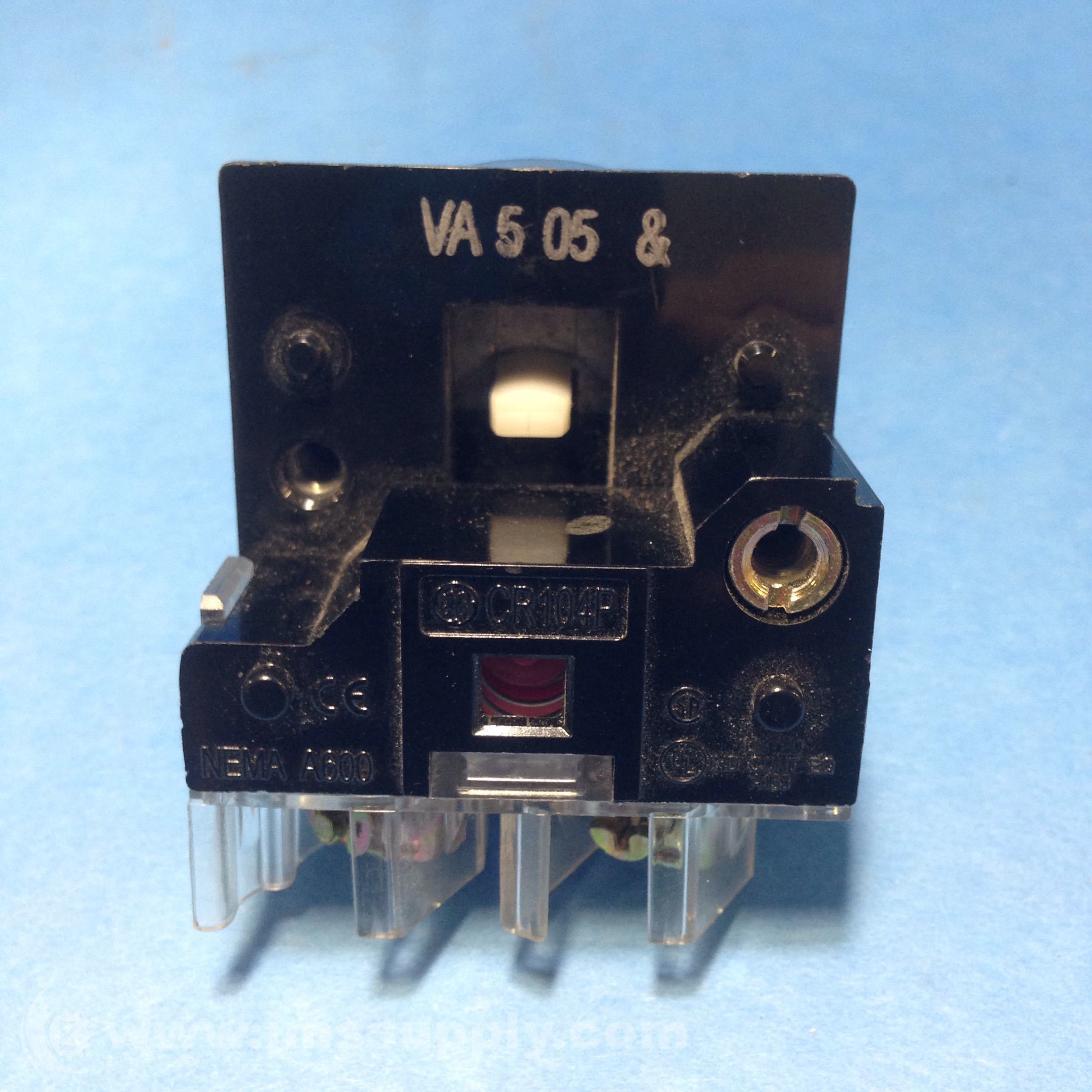 General Electric CR104P Red Momentary Push Button - IMS Supply