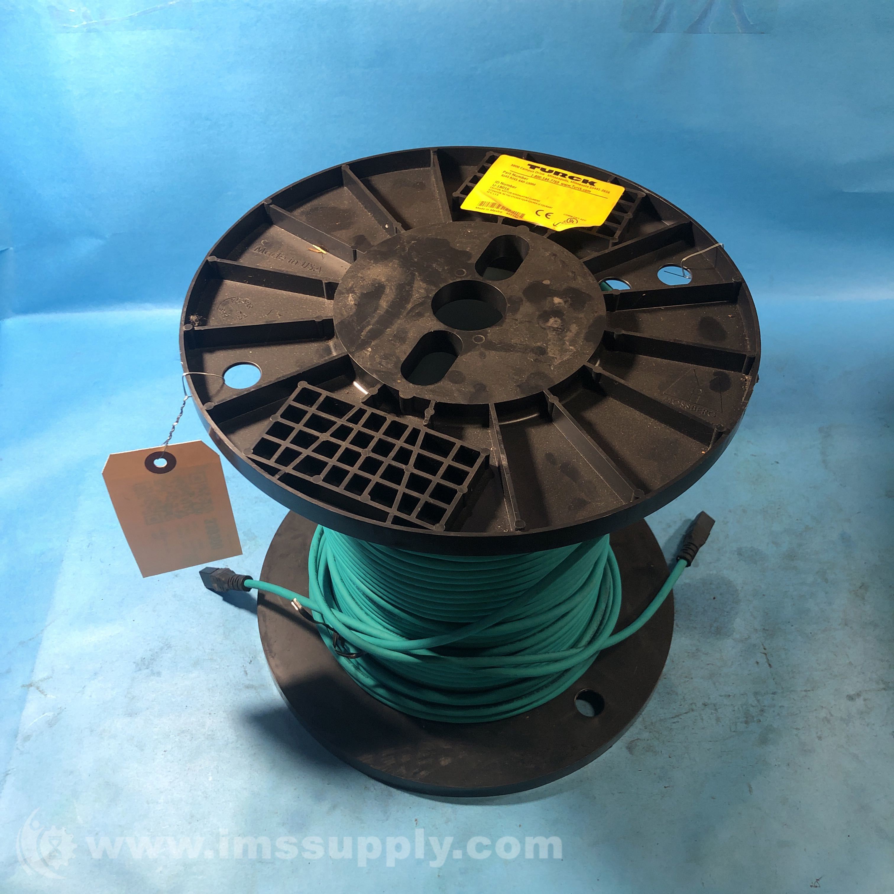 Turck RJ45 RJ45 440-100M Sensoplex Network Cable - IMS Supply