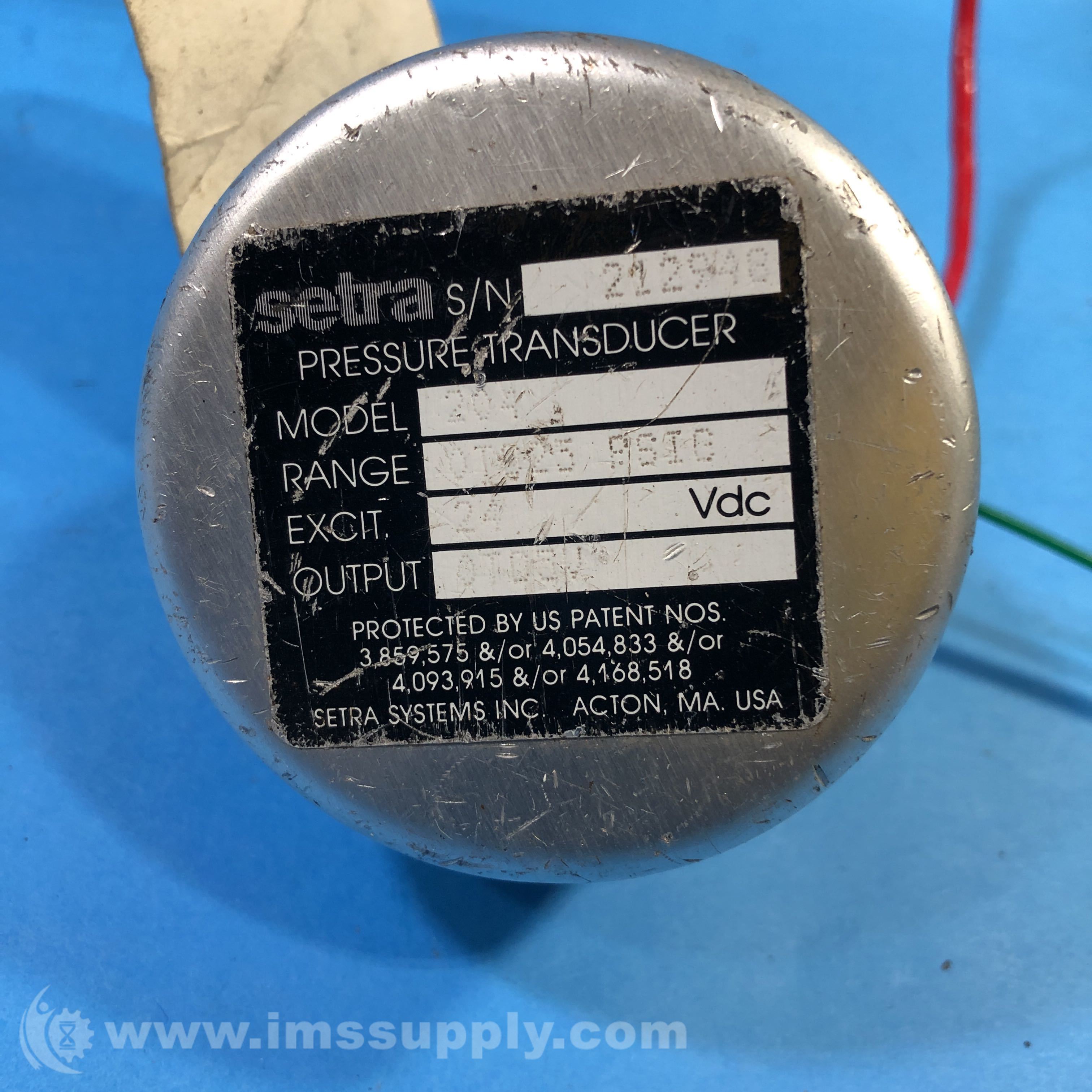 Setra 204 Pressure Transducer - IMS Supply
