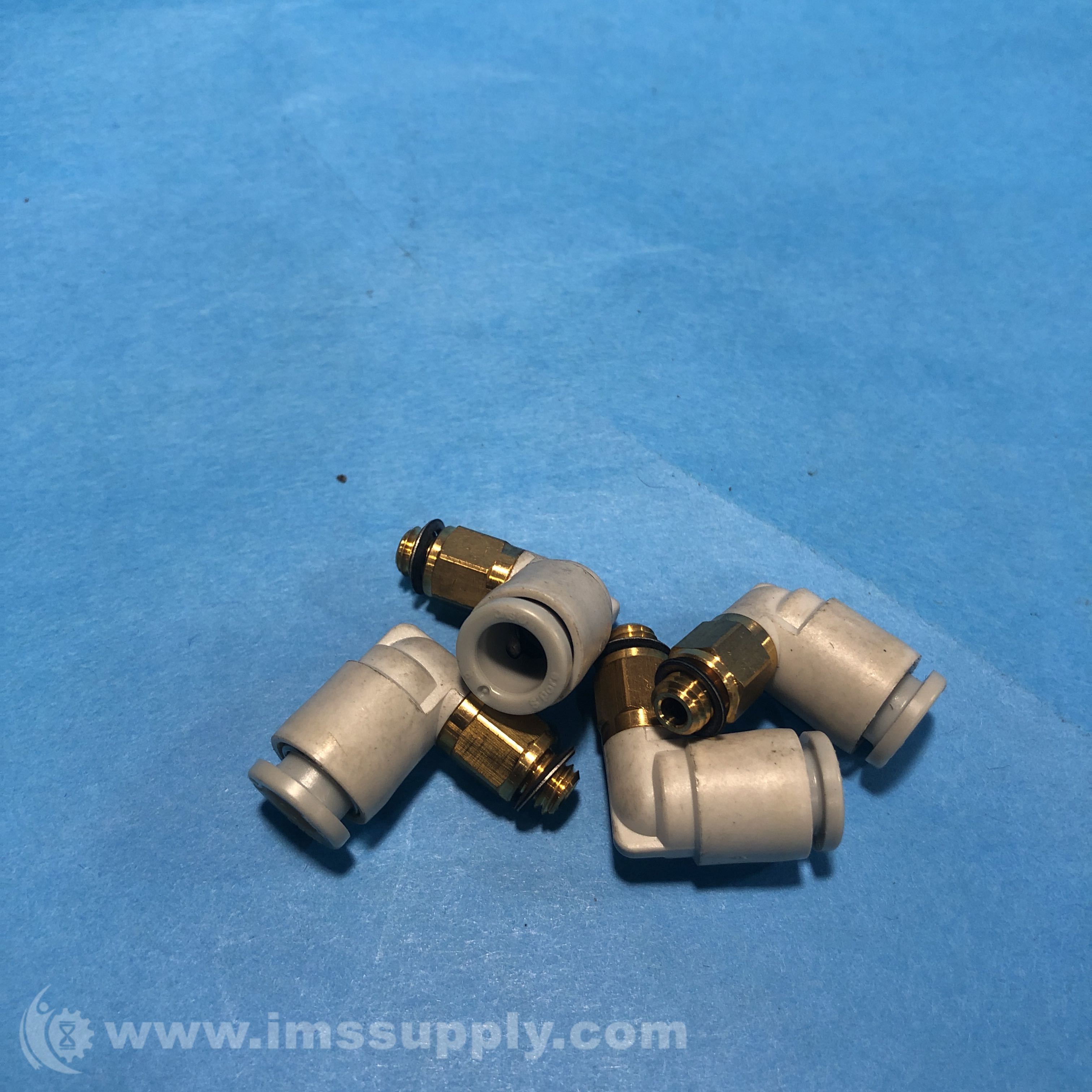 SMC KQ2L06-M5A Bag of 4 Male Elbow Push to Connect Fittings - IMS Supply