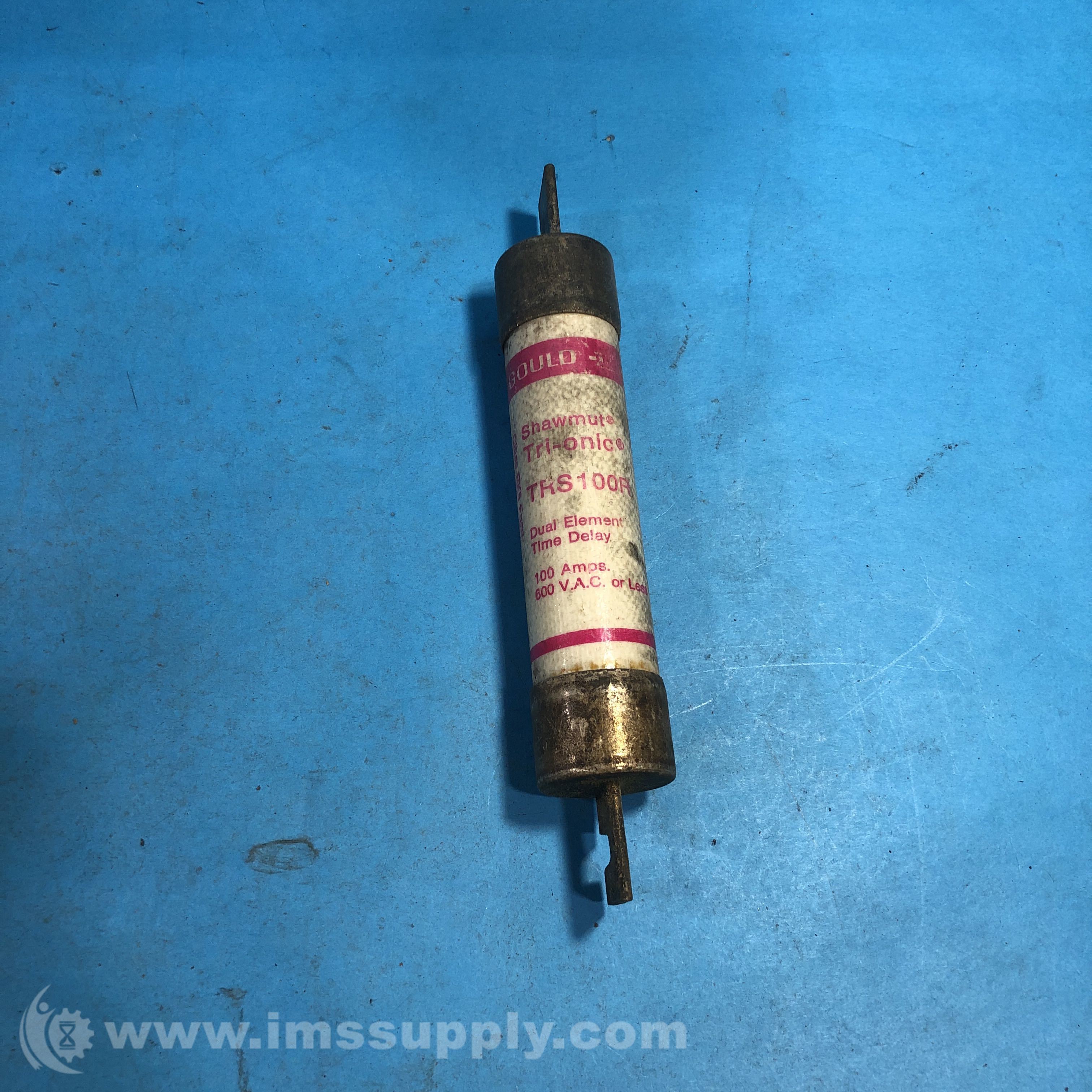 Gould TRS100R Tri-onic 100 Amp 600 Vac Time Delay Fuse - IMS Supply