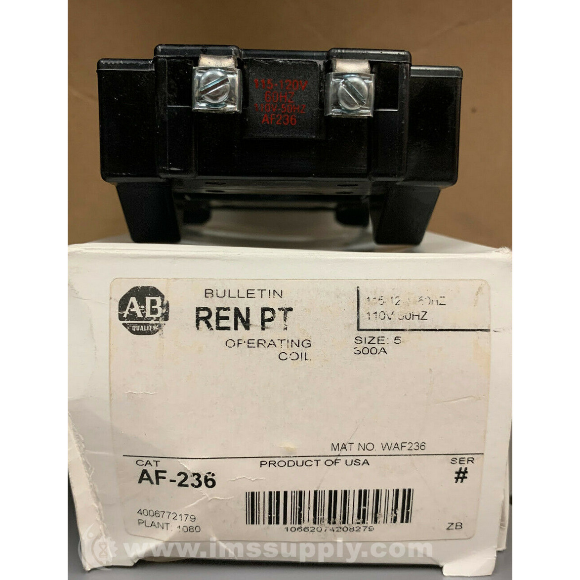 Allen Bradley AF-236 Operating Coil - IMS Supply