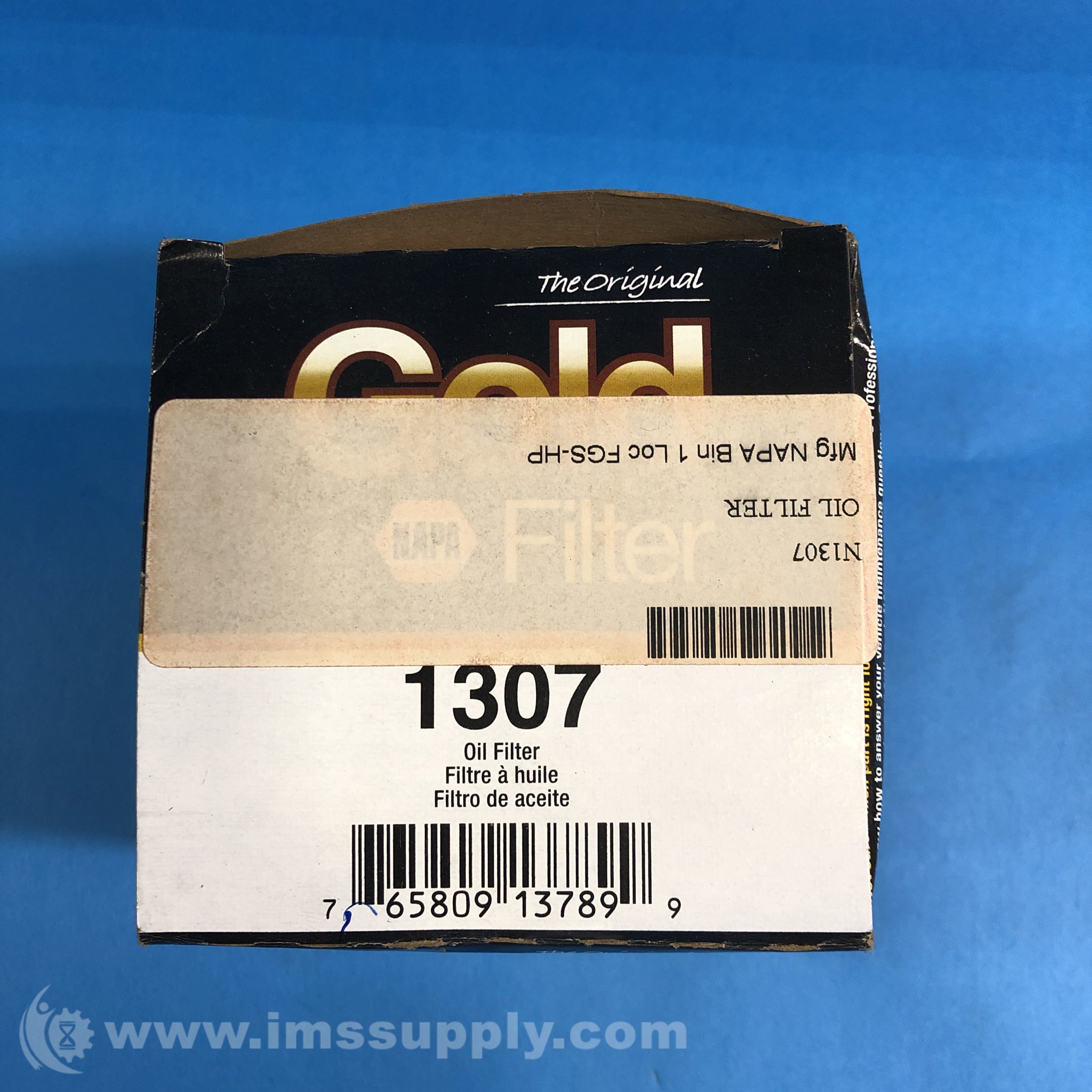 Napa 1307 Gold Oil Filter - IMS Supply