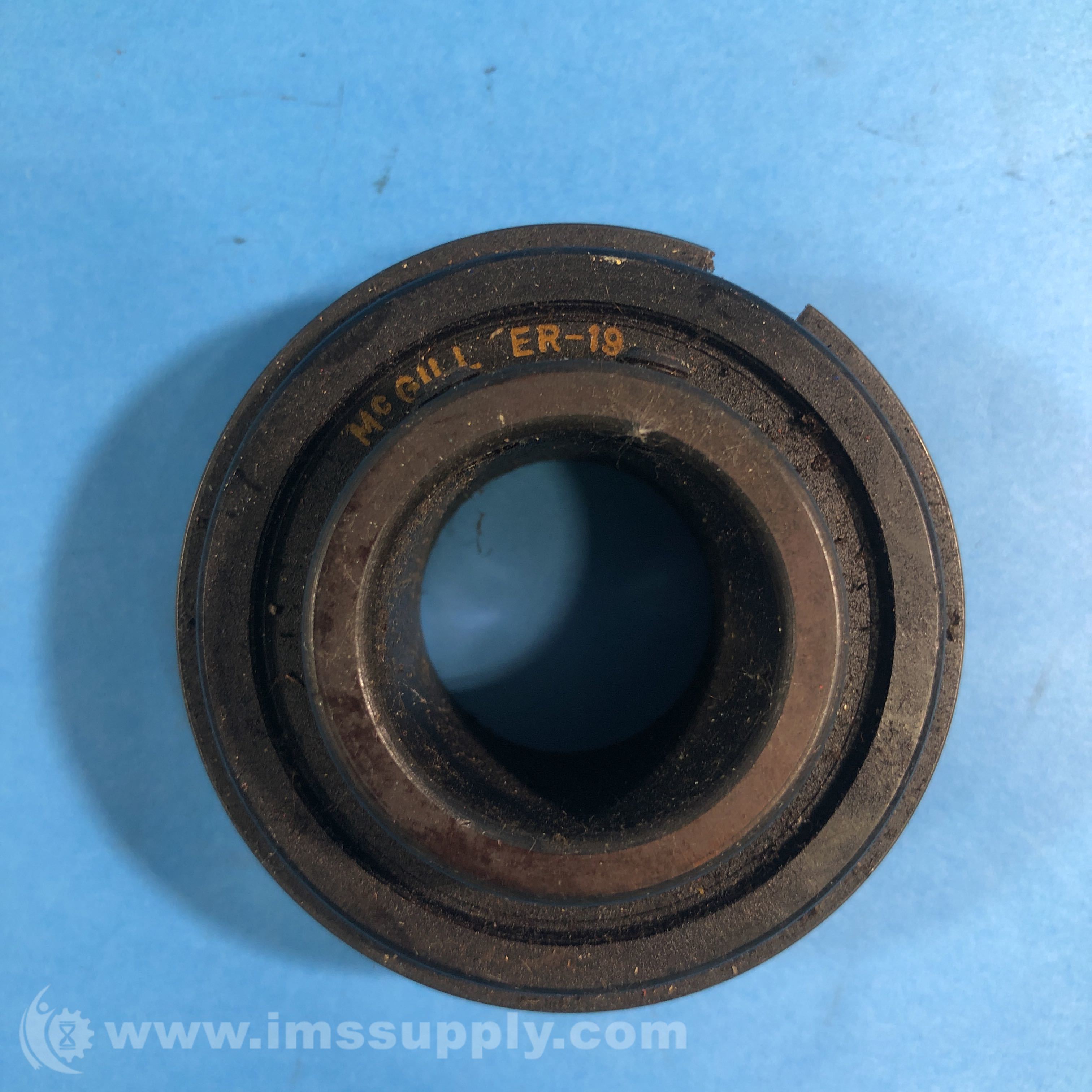 McGill ER-19 Ball Insert Bearing, Cylindrical Bore, 1-3/6 In ID - IMS ...