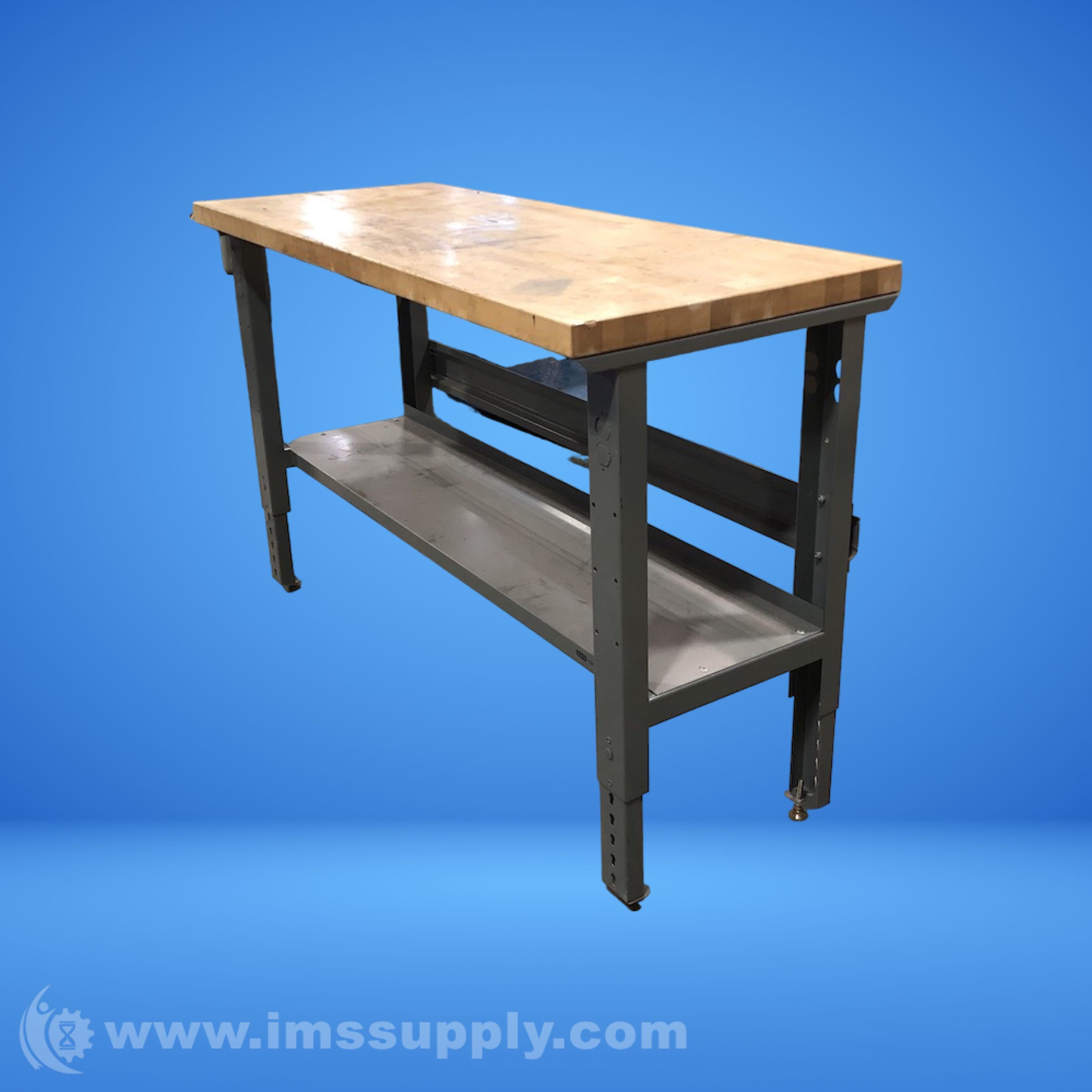 Uline H-6864-WOOD Industrial Packing Table - 60 x 24 - IMS Supply