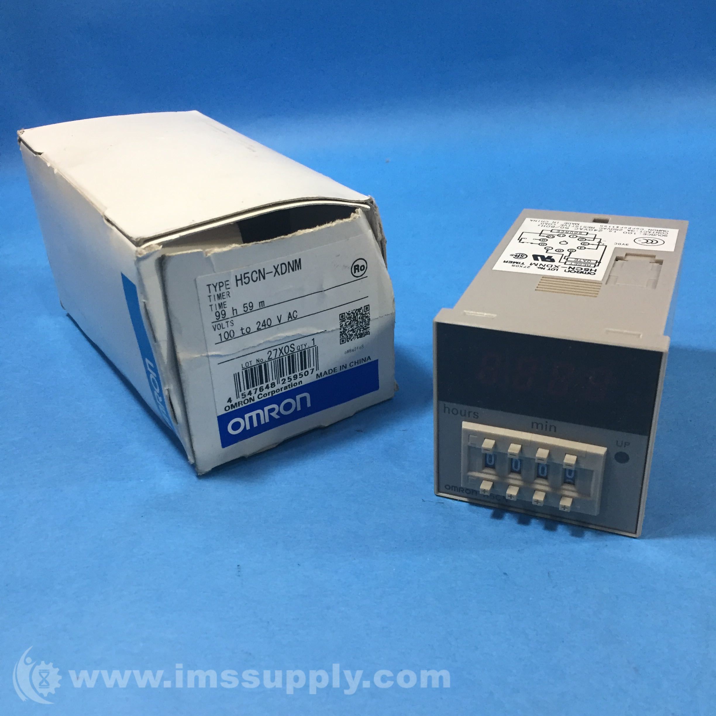 Omron H5CN-XDNM Timer, Digital LED Memory - IMS Supply