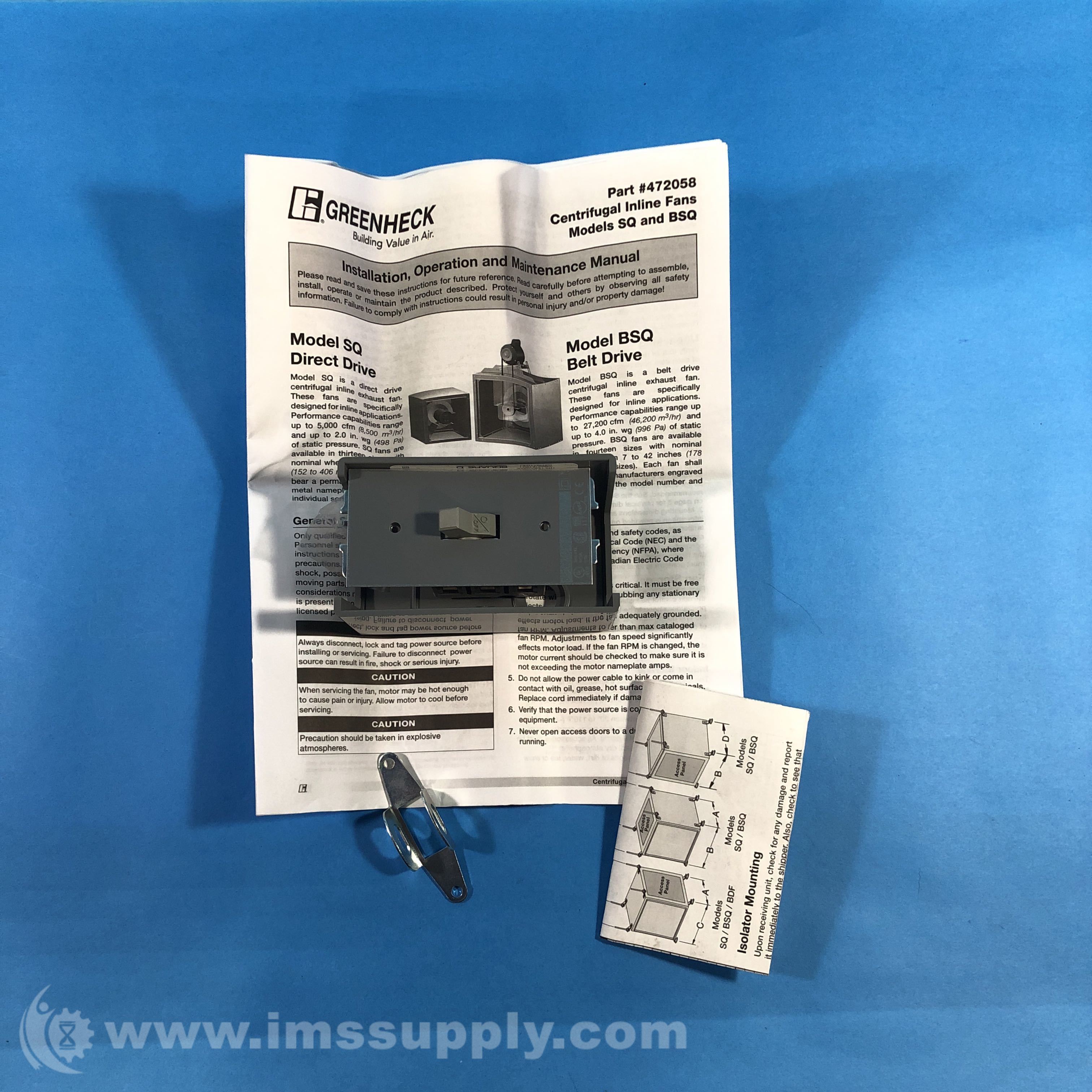 Square D Motor Starting Switch with Enclosure - IMS Supply