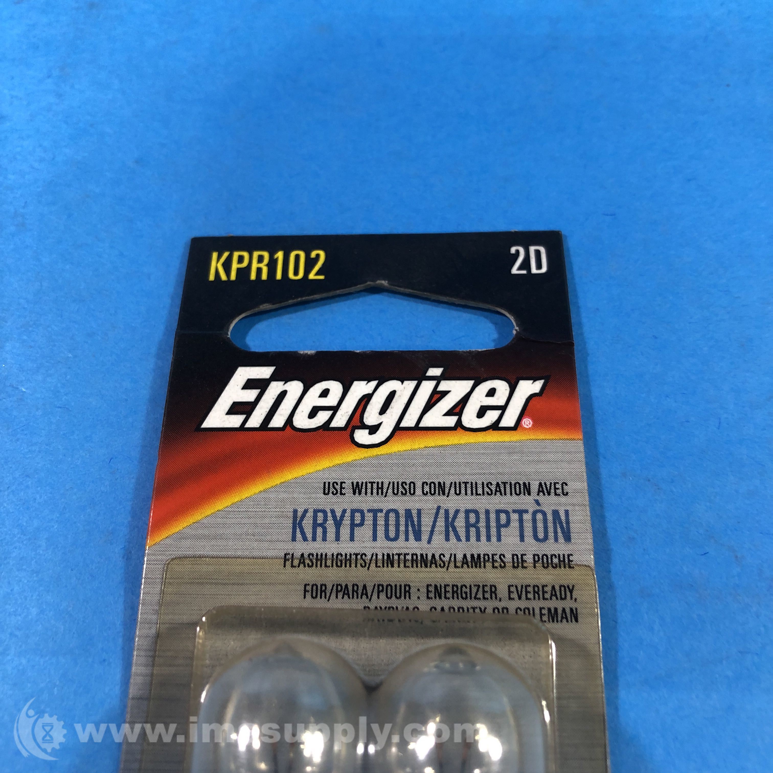 Energizer KPR102 Pack of 2 Krypton Flashlight Bulbs - IMS Supply