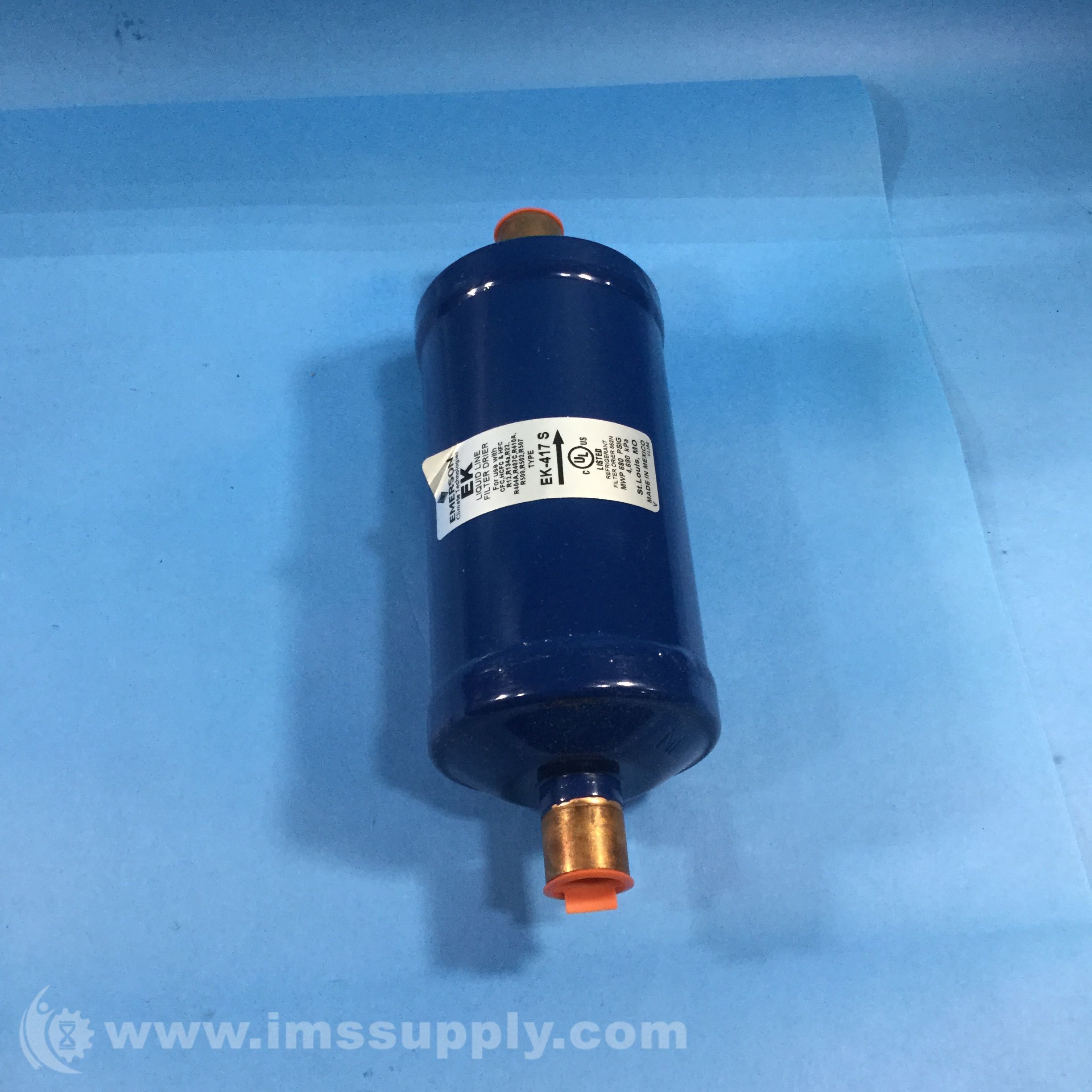 Emerson EK-417S Liquid Line Filter Drier, 7/8 ODF - IMS Supply