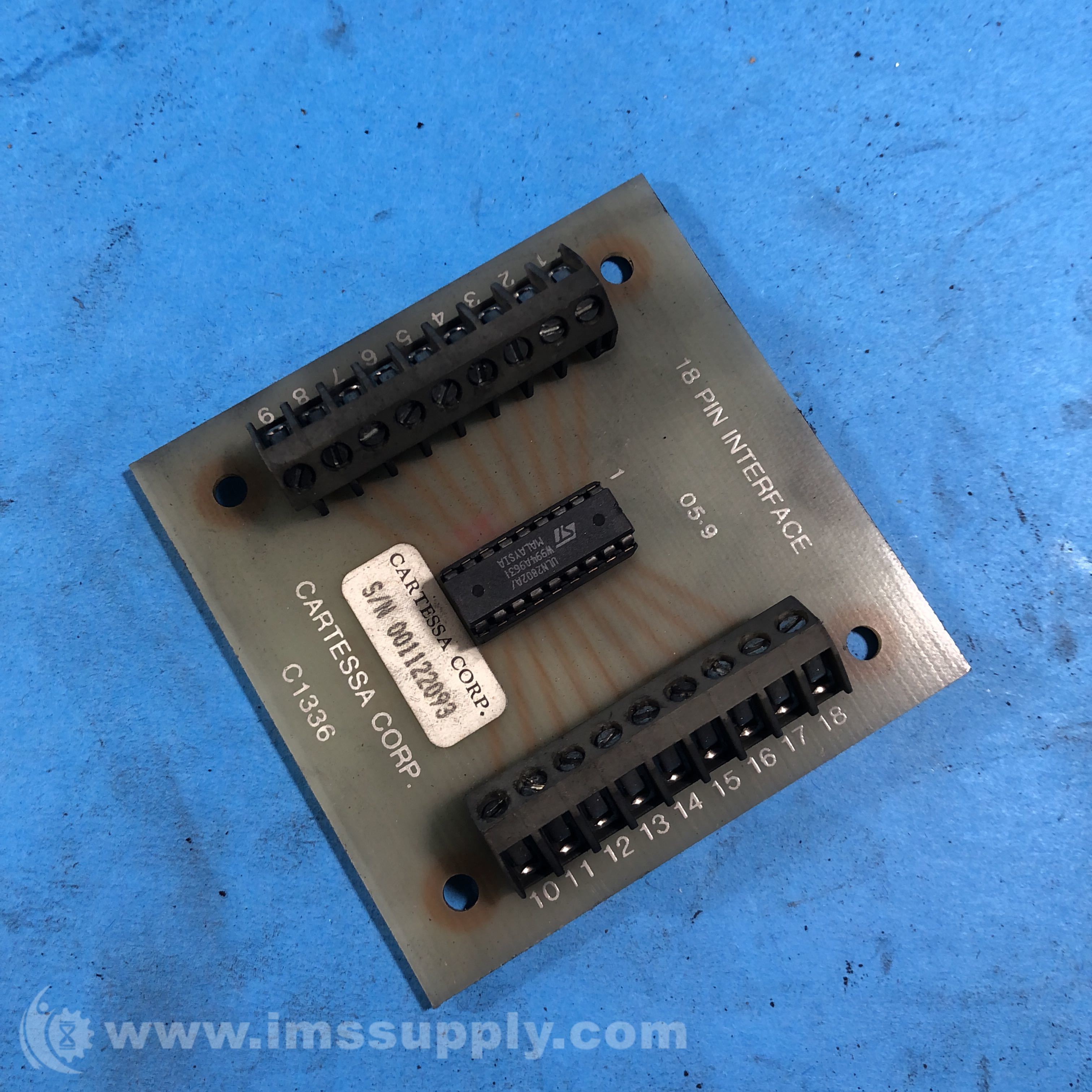 Cartessa Corp C1336 18 Pin Interface Circuit Board - IMS Supply