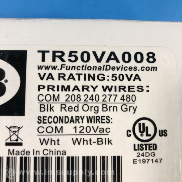 RIB TR50VA008 General Purpose Transformer, RIB Series - IMS Supply