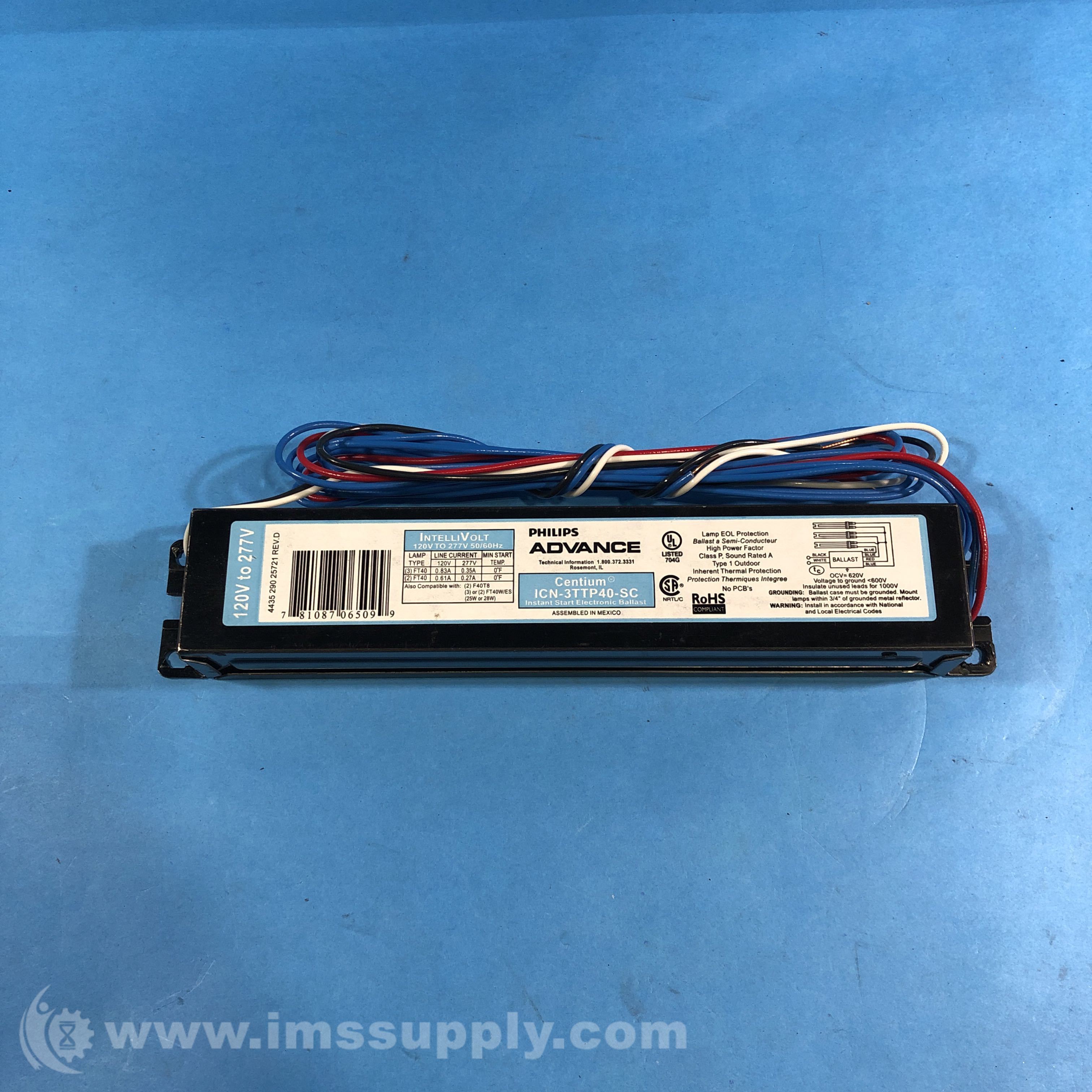 Advance ICN-3TTP40-SC Centium Ballast - IMS Supply