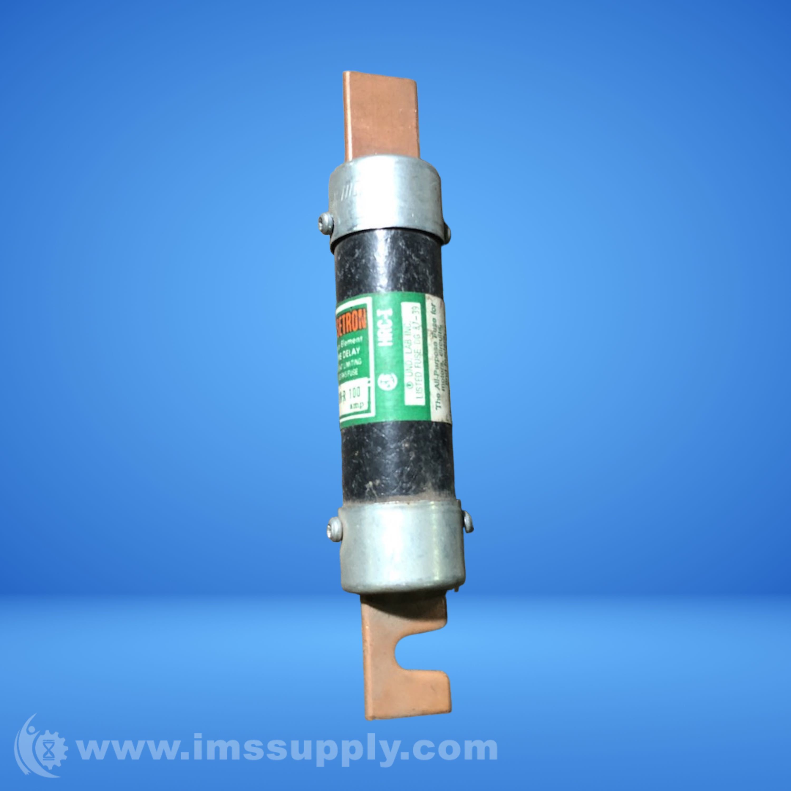 Fusetron FRN-R 100 Fuse, Dual Element, Time-Delay, 100 A, 250 VAC - IMS ...