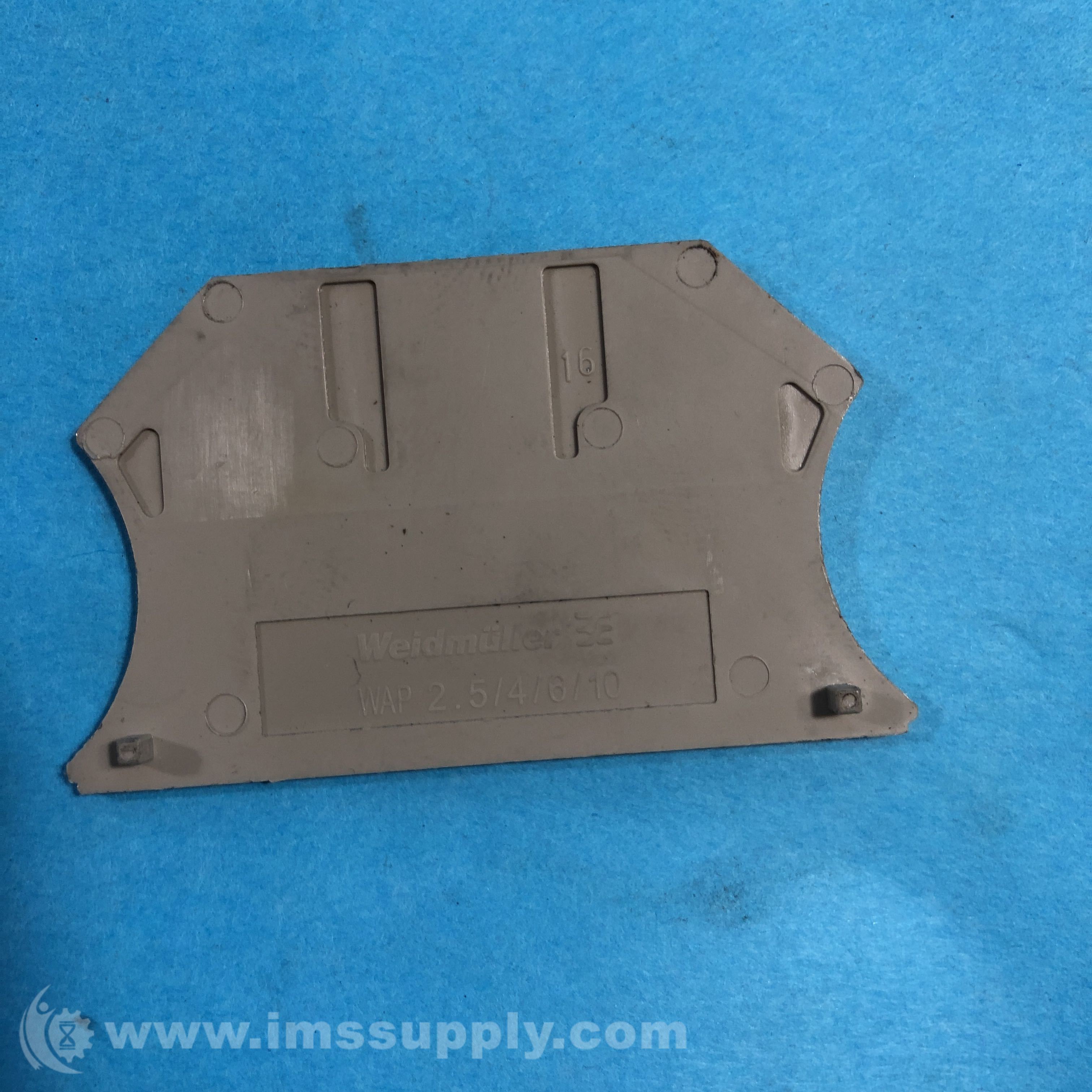 Weidmuller WAP-2.5/4/6/10 End Plate - IMS Supply