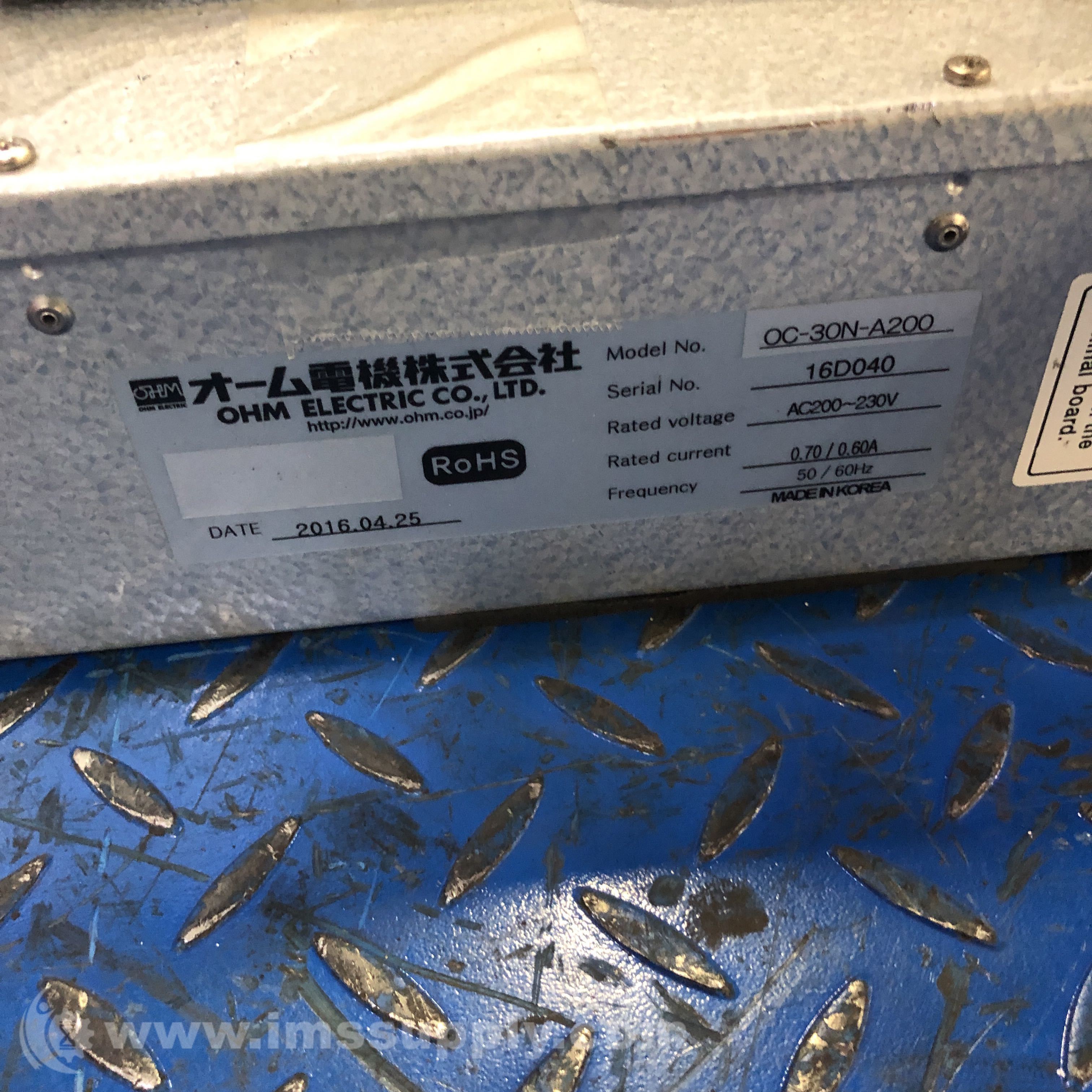 OHM ELECTRIC CO., LTD. OC-30N-A200 Box Fan - IMS Supply