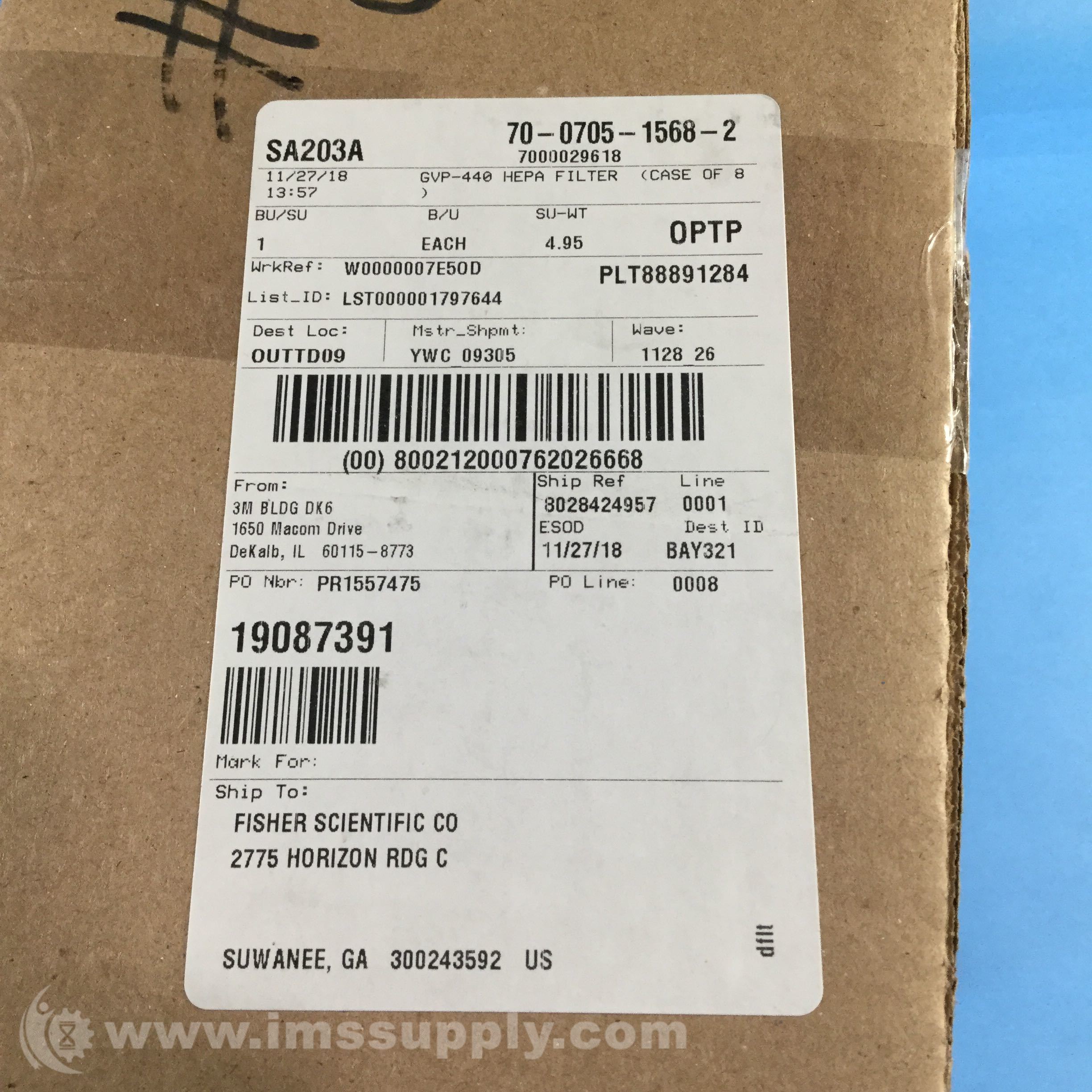 3M GVP-440 High Efficiency Particulate Filter - IMS Supply