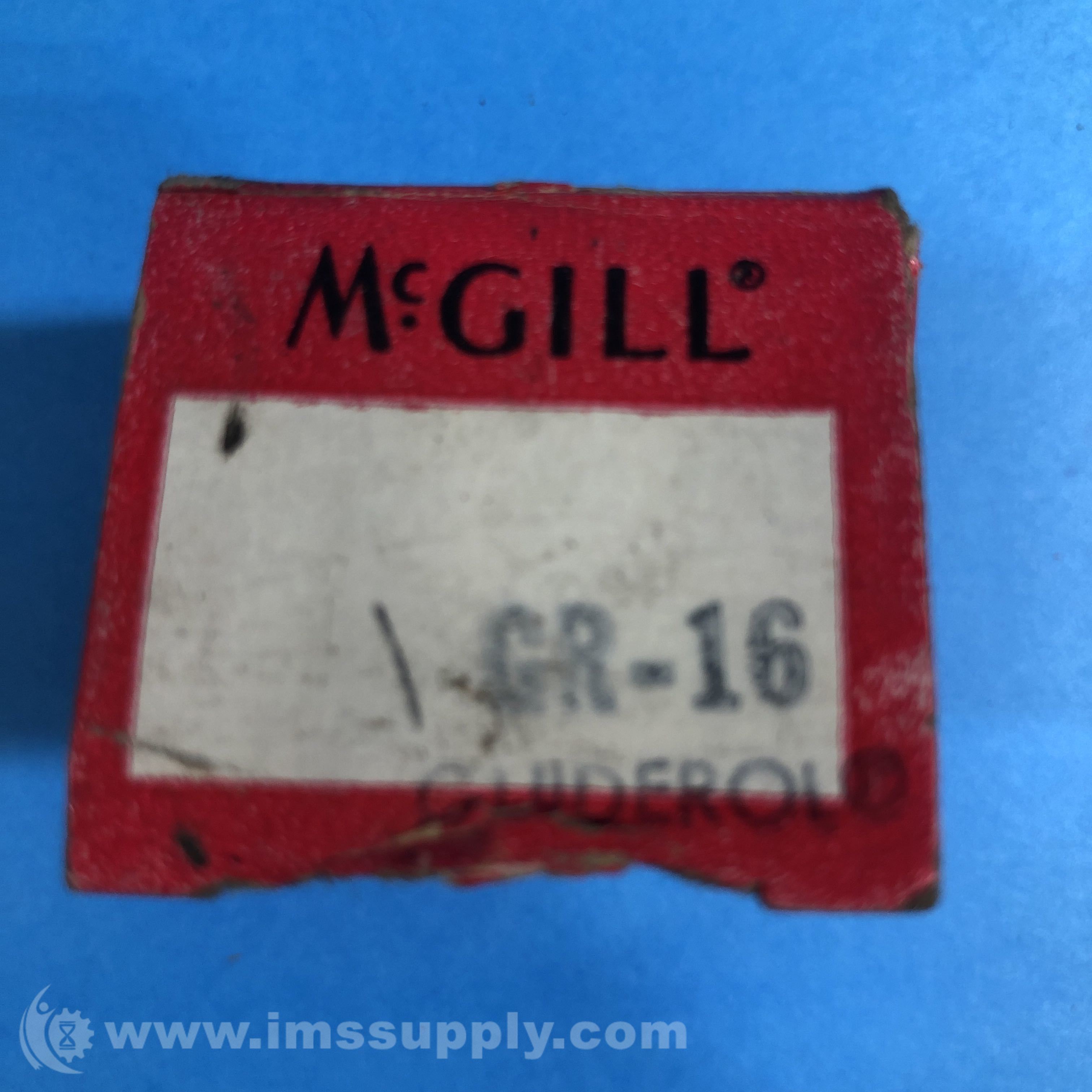 McGill GR-16 Straight Bore Needle Roller Bearing - IMS Supply