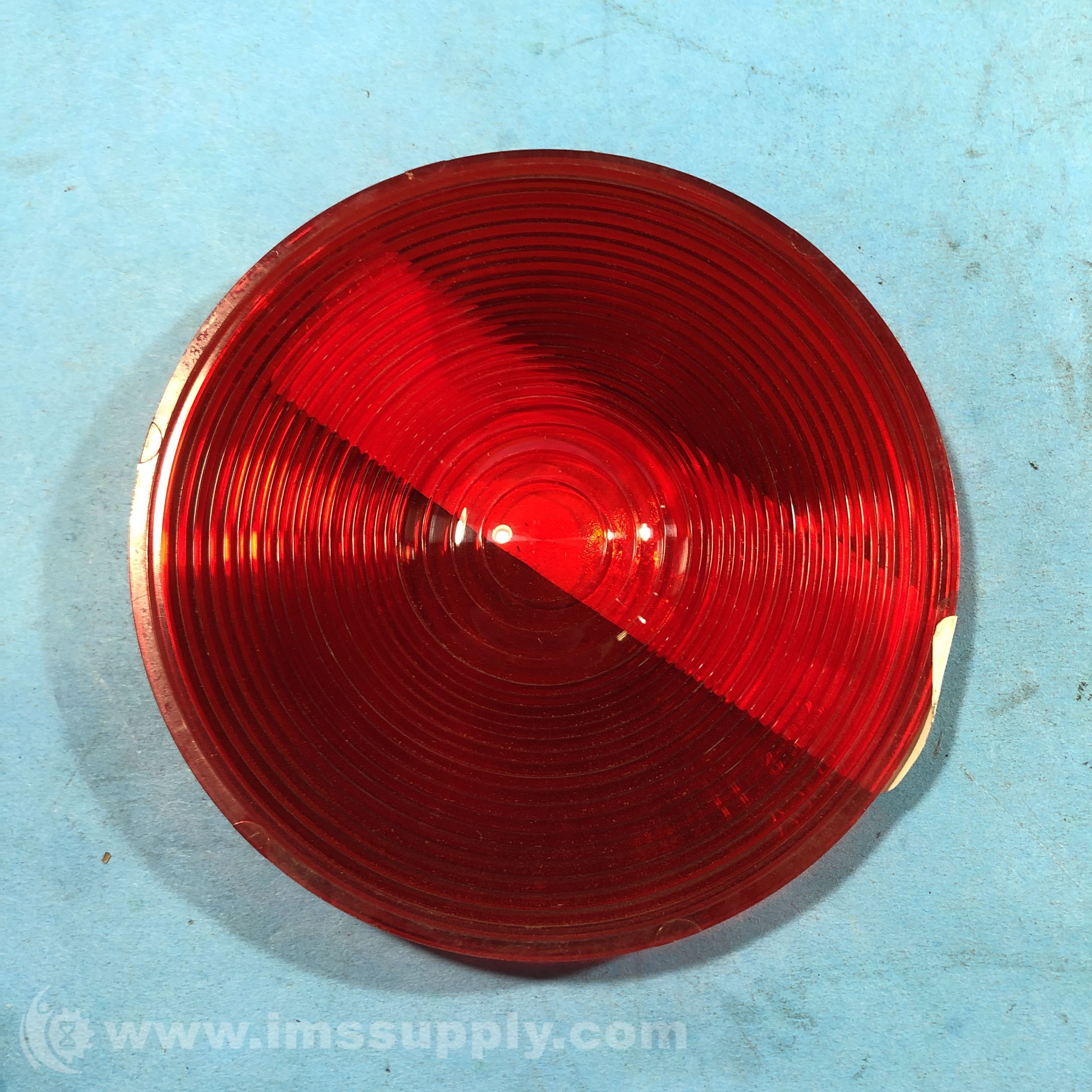Stratolite 9029 Round Red Acrylic Lens - IMS Supply