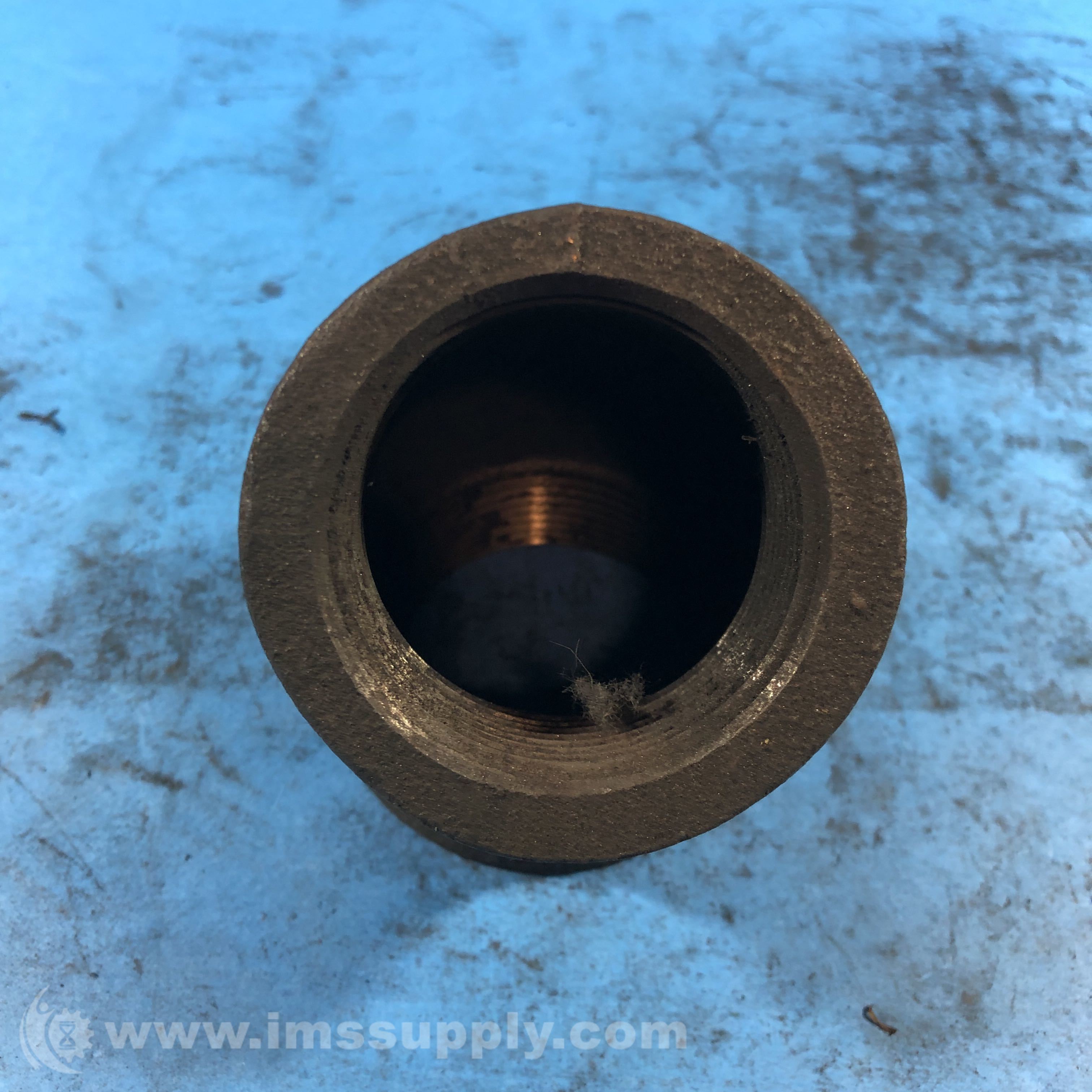 Ward Black Malleable Iron Elbow Female Pipe Fitting Size 1x1/2 - IMS Supply