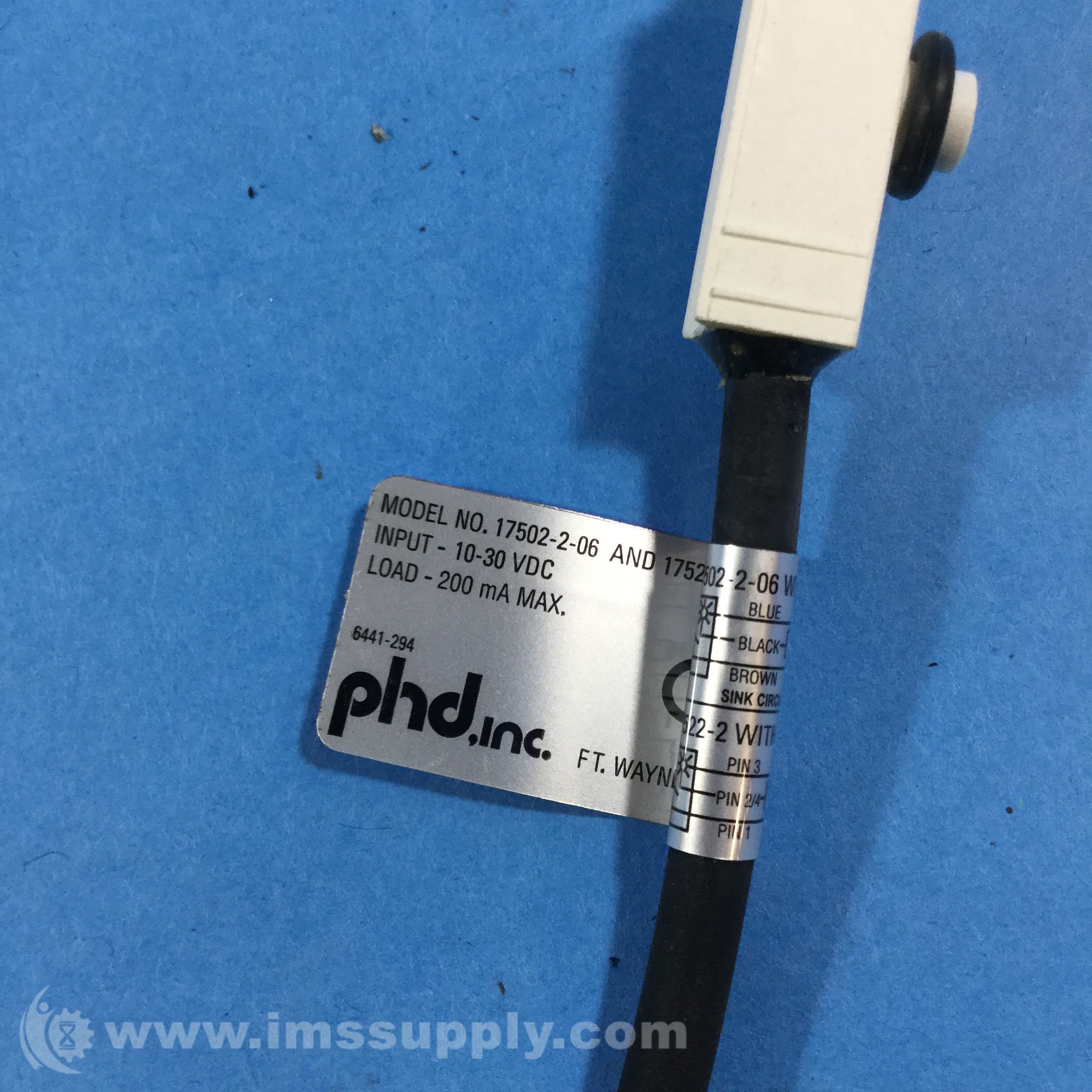 PHD 17502-2-06 Reed Proximity Sensor/switchPhd Inc 17502-2-06 - IMS Supply