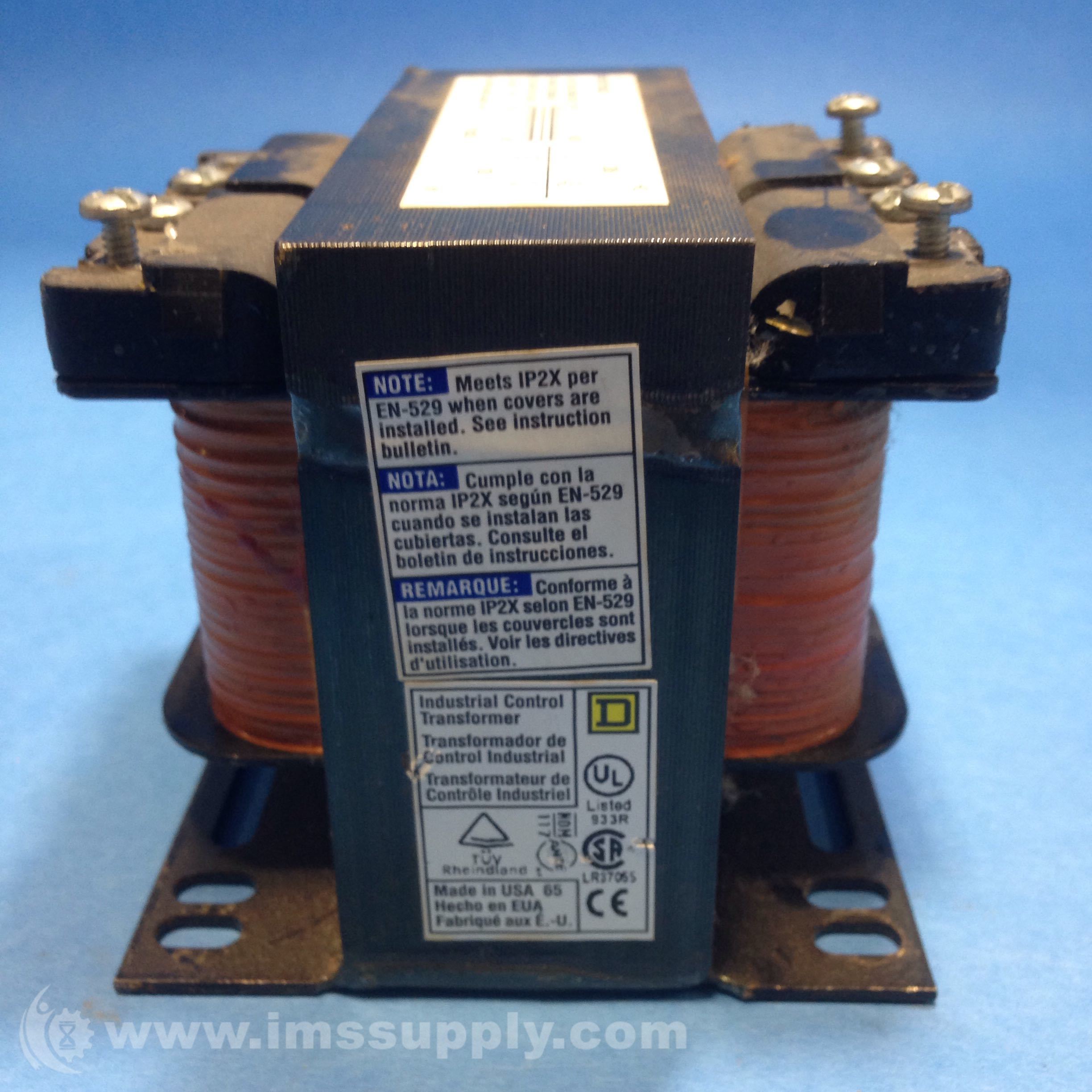 Square D 9070T150D3 Industrial Control Transformer - IMS Supply