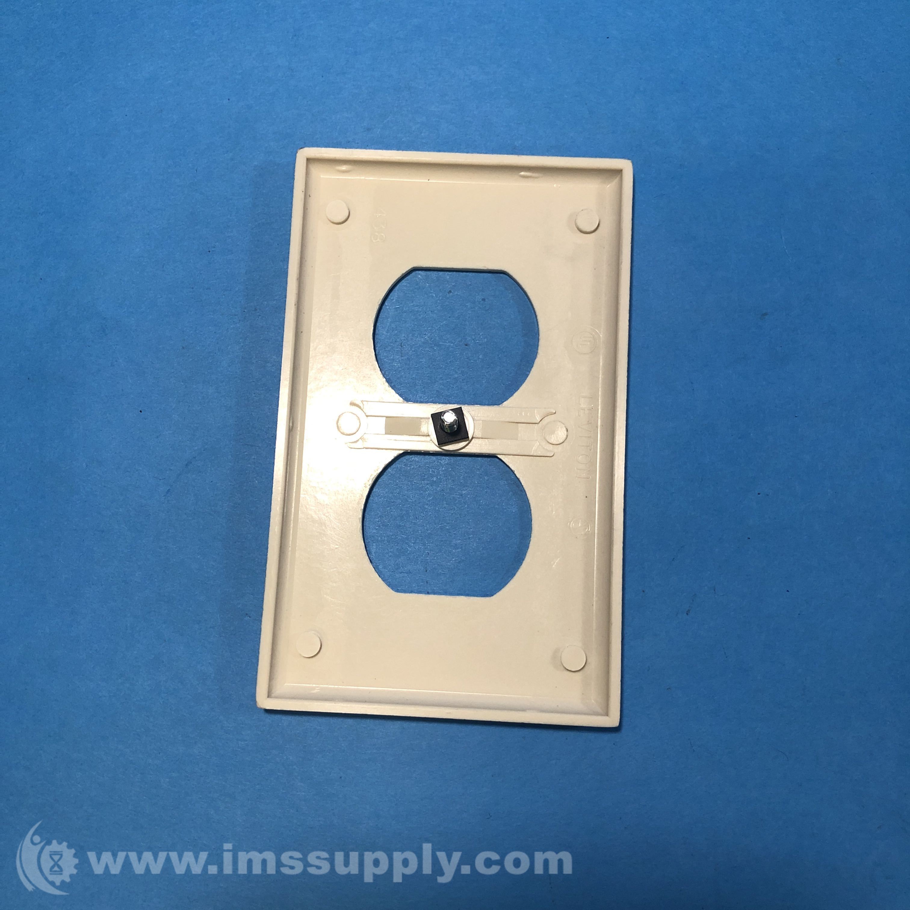 Leviton 438 Plastic Recepticle Outlet Plug Cover - IMS Supply