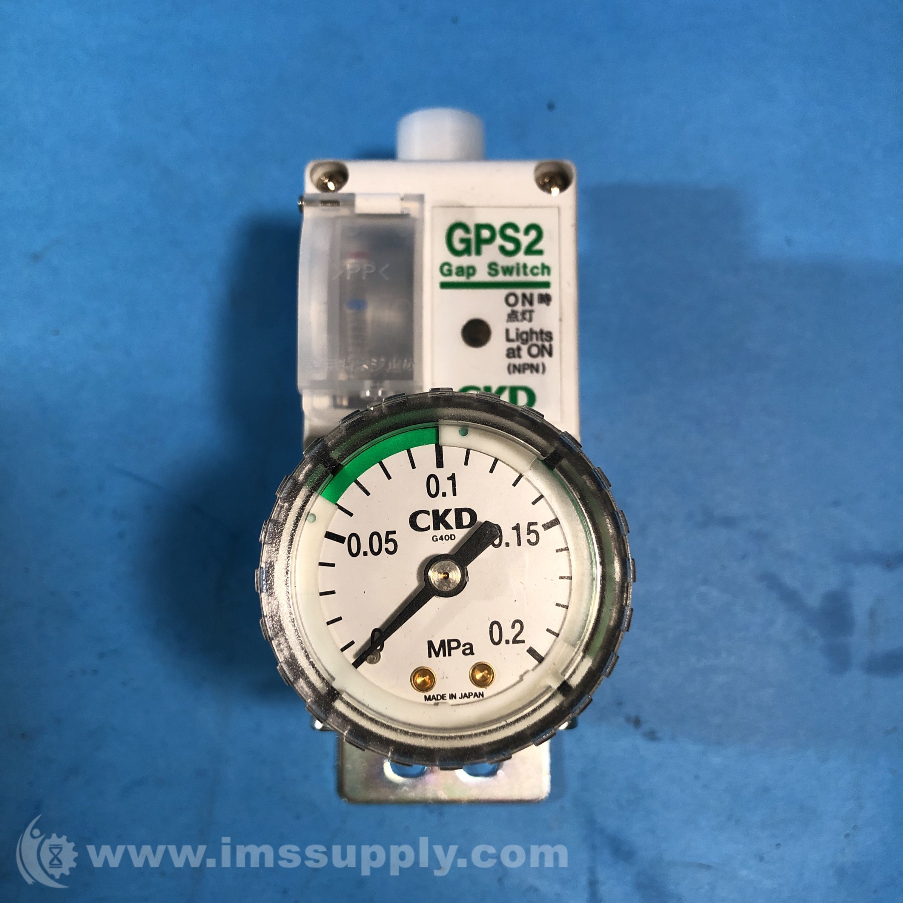 CKD GPS2-C7-15-NGC0-L Seating Gap Switch w/ Gauge - IMS Supply