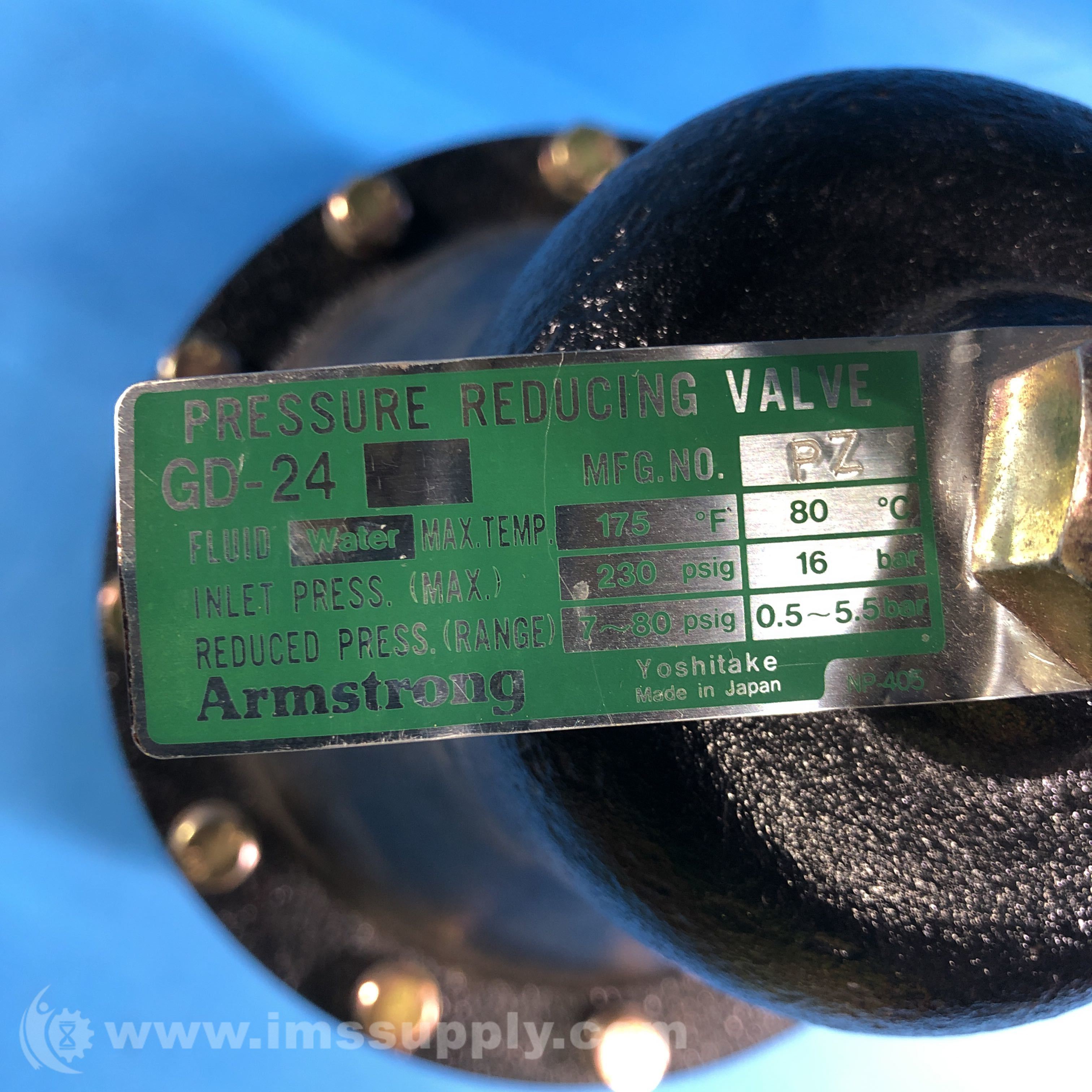 Armstrong GD-24 Pressure Reducing Valve - IMS Supply