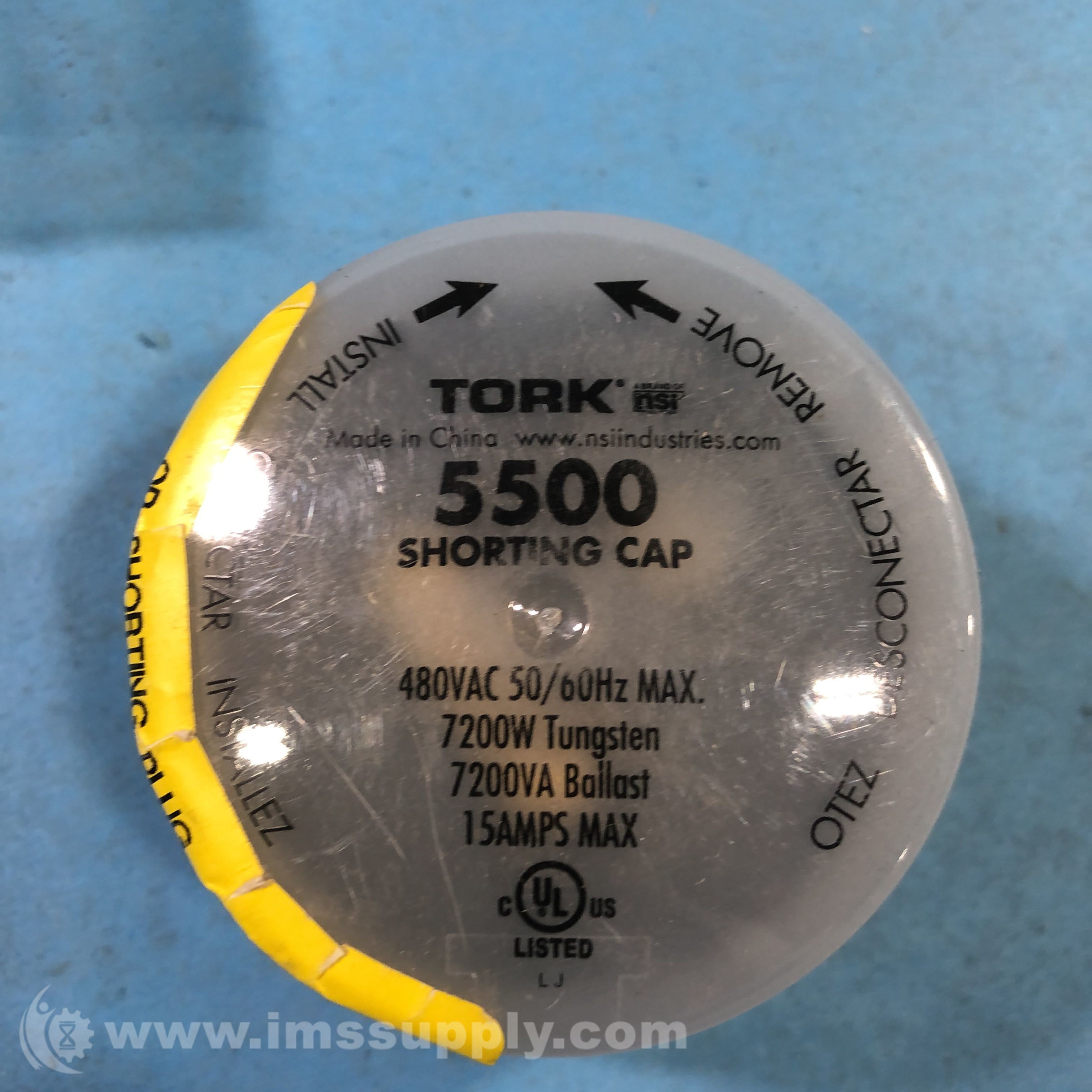 Tork 5500 Shorting Cap, 120 to 480V AC Voltage - IMS Supply