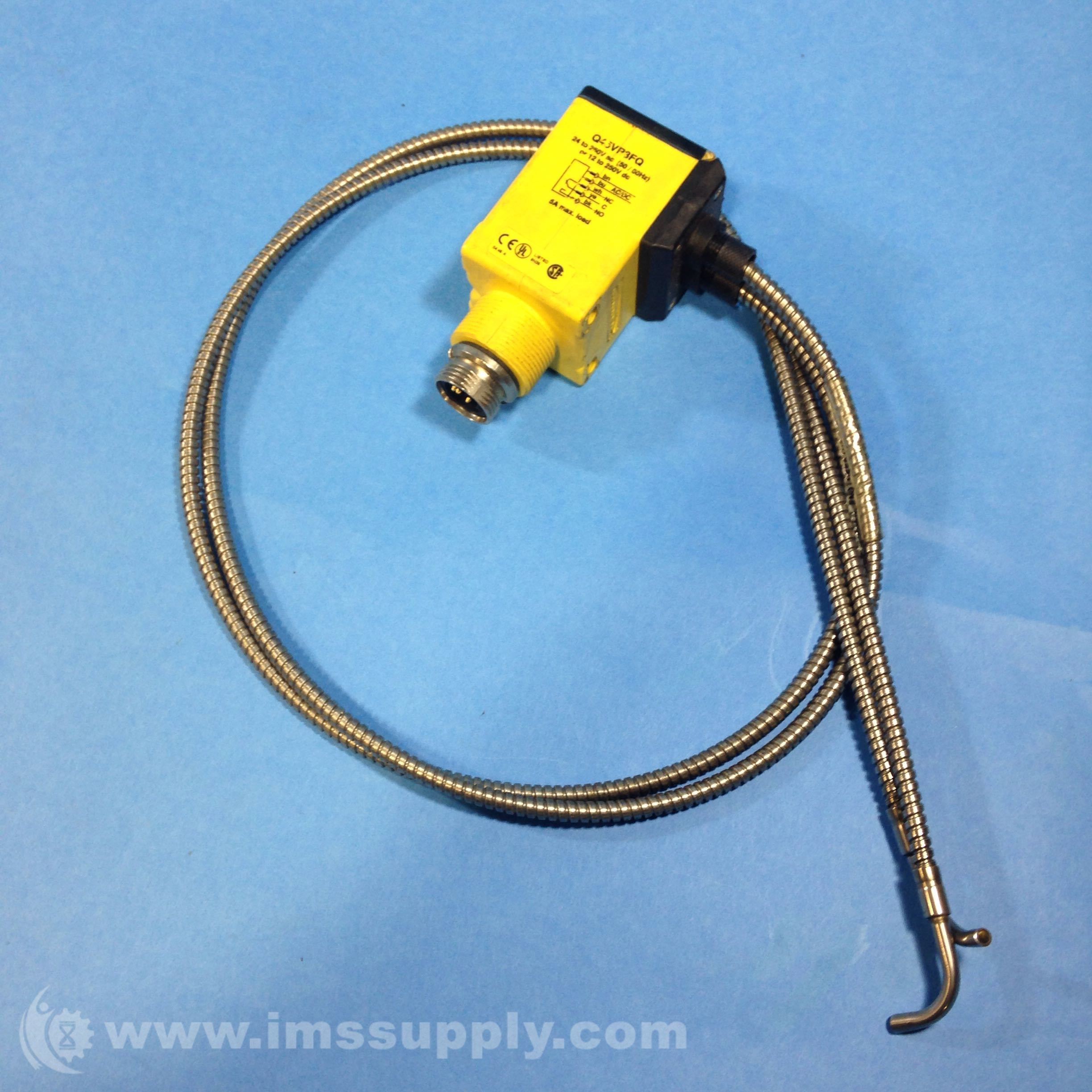 Banner Q45VR3FQ Infrared Glass Fiber Optic (Q45 Series) - IMS Supply