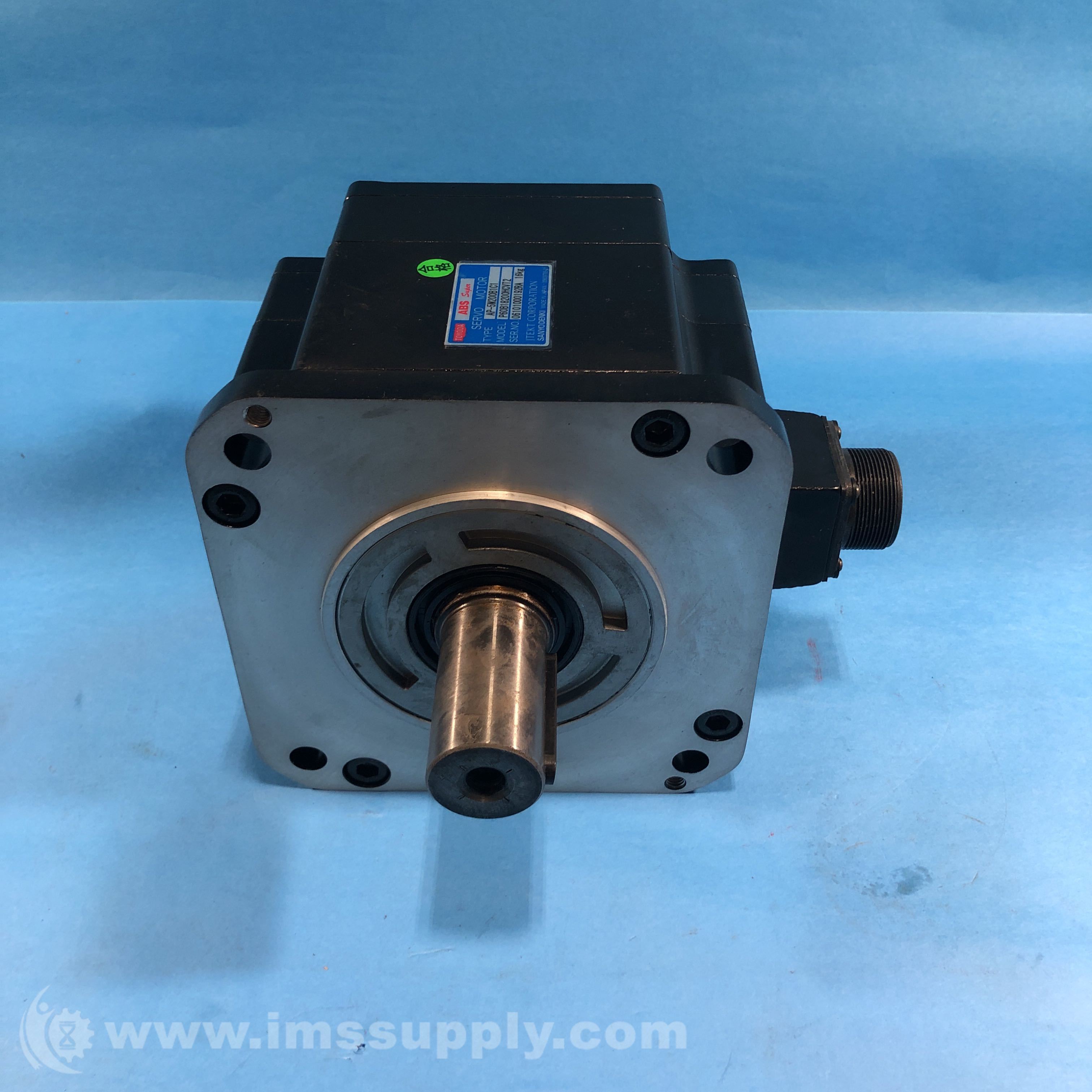 Sanyo Denki P60B18200HCVT2 ABS Super Servo Motor - IMS Supply