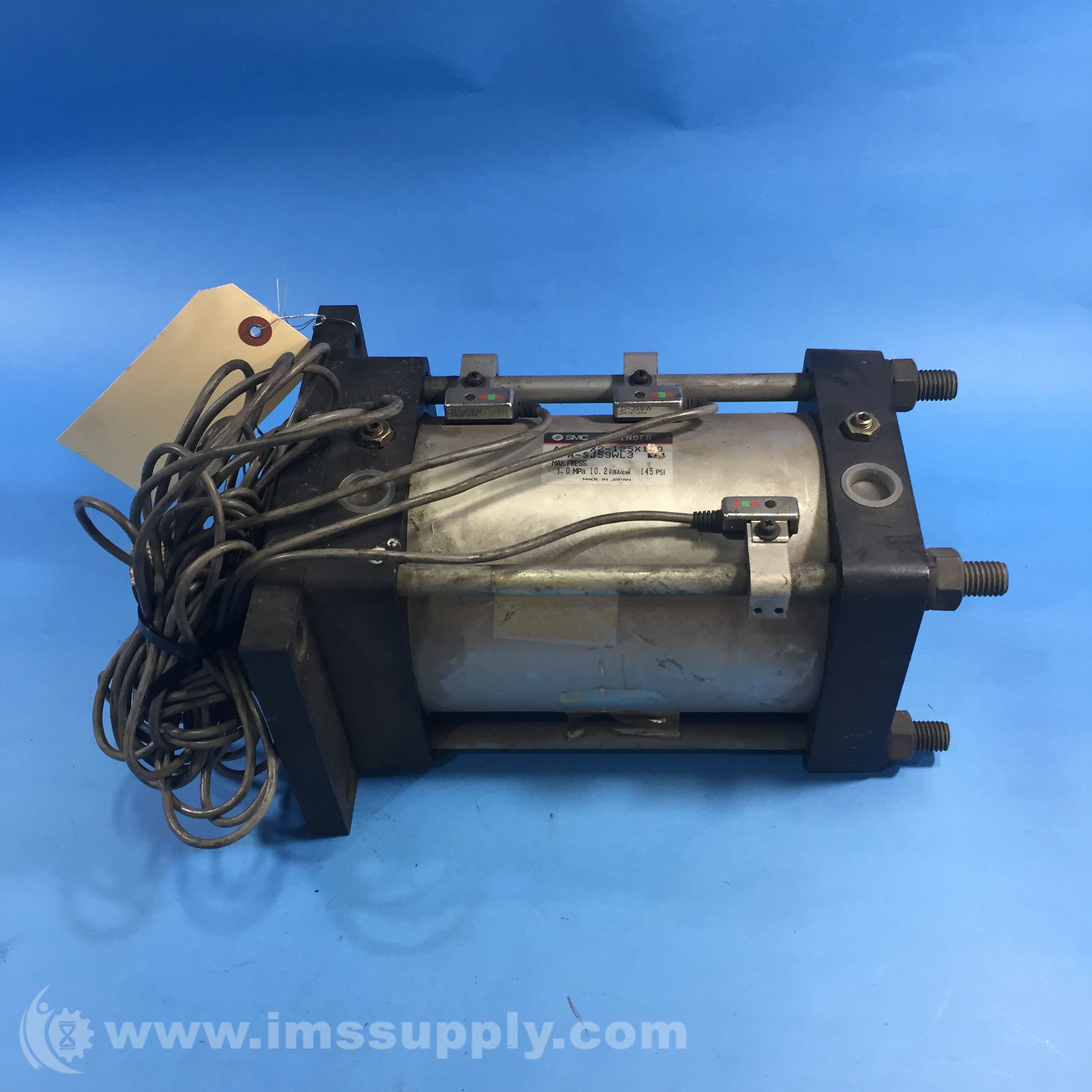 SMC ACNL-X2-125X100-FA-SJ59WL3 ACNL Tie-Rod Cylinder, 145PSI - IMS Supply