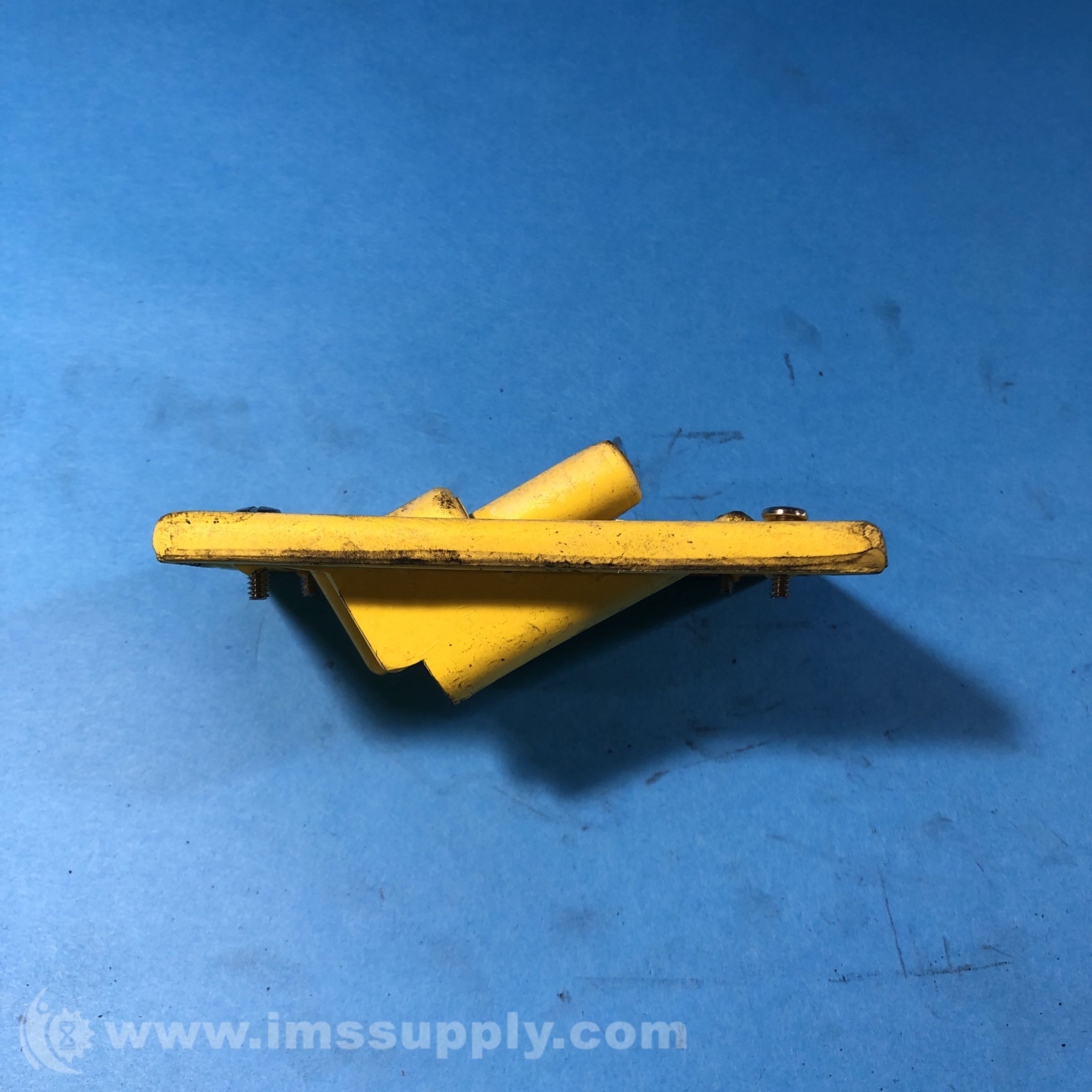 Brad Harrison 22801 Yellow Rubber Angle Receptacle Safety Plug - IMS Supply