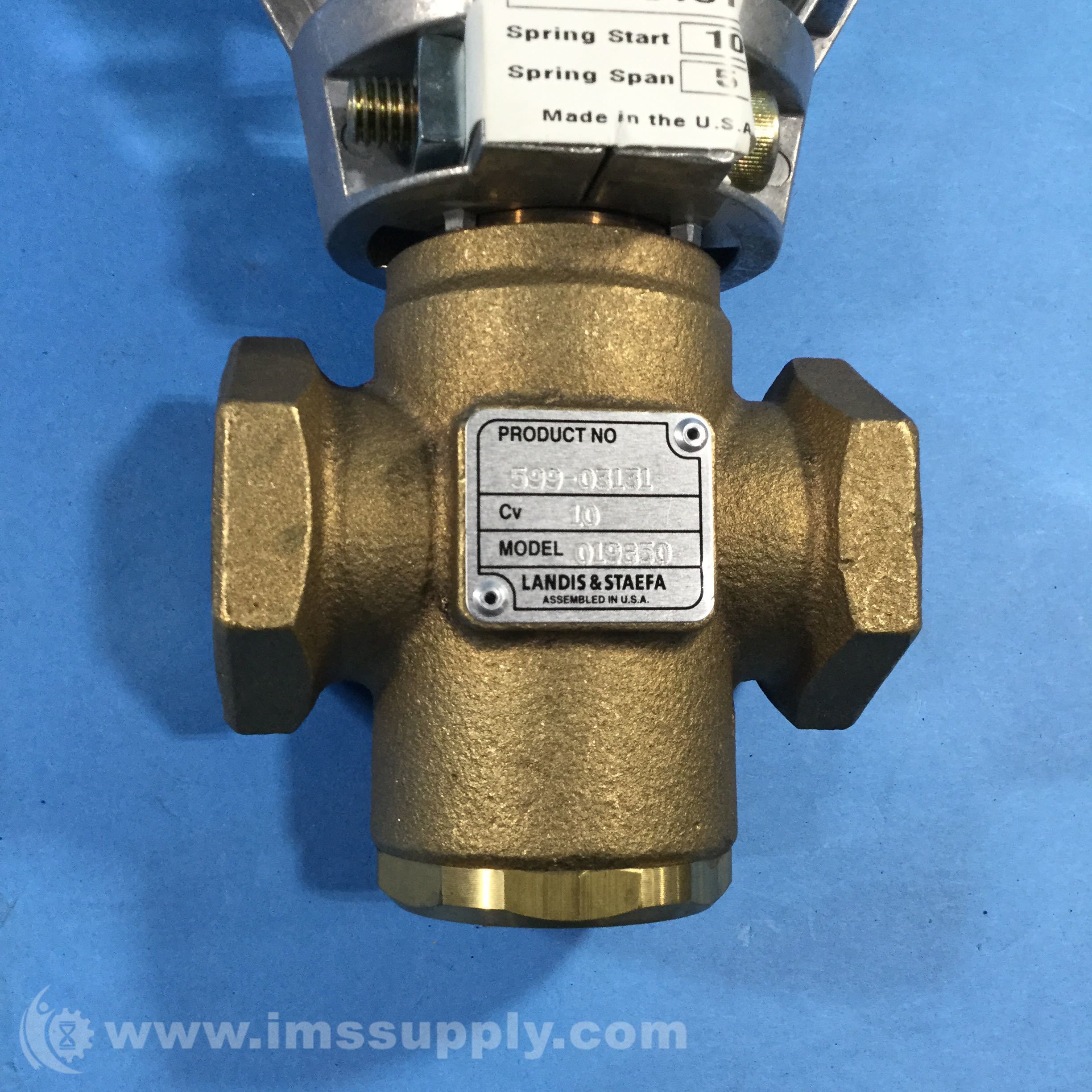 Landis & Staefa 27003131 3-Way Pneumatic Valve Assembly - IMS Supply