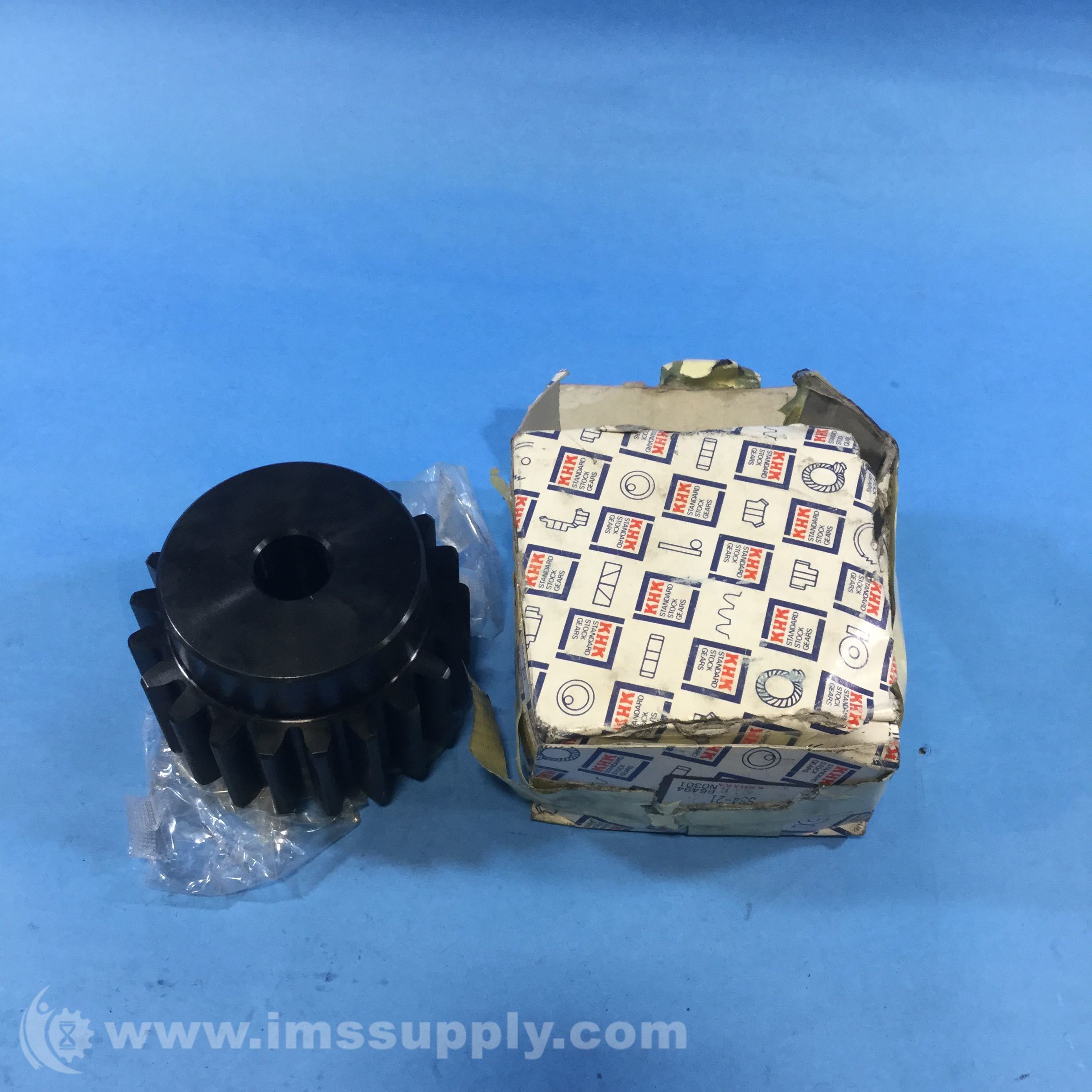 KHK Gears SS4-21 Module 4, 21 Tooth, Carbon Steel Spur Gears - IMS Supply