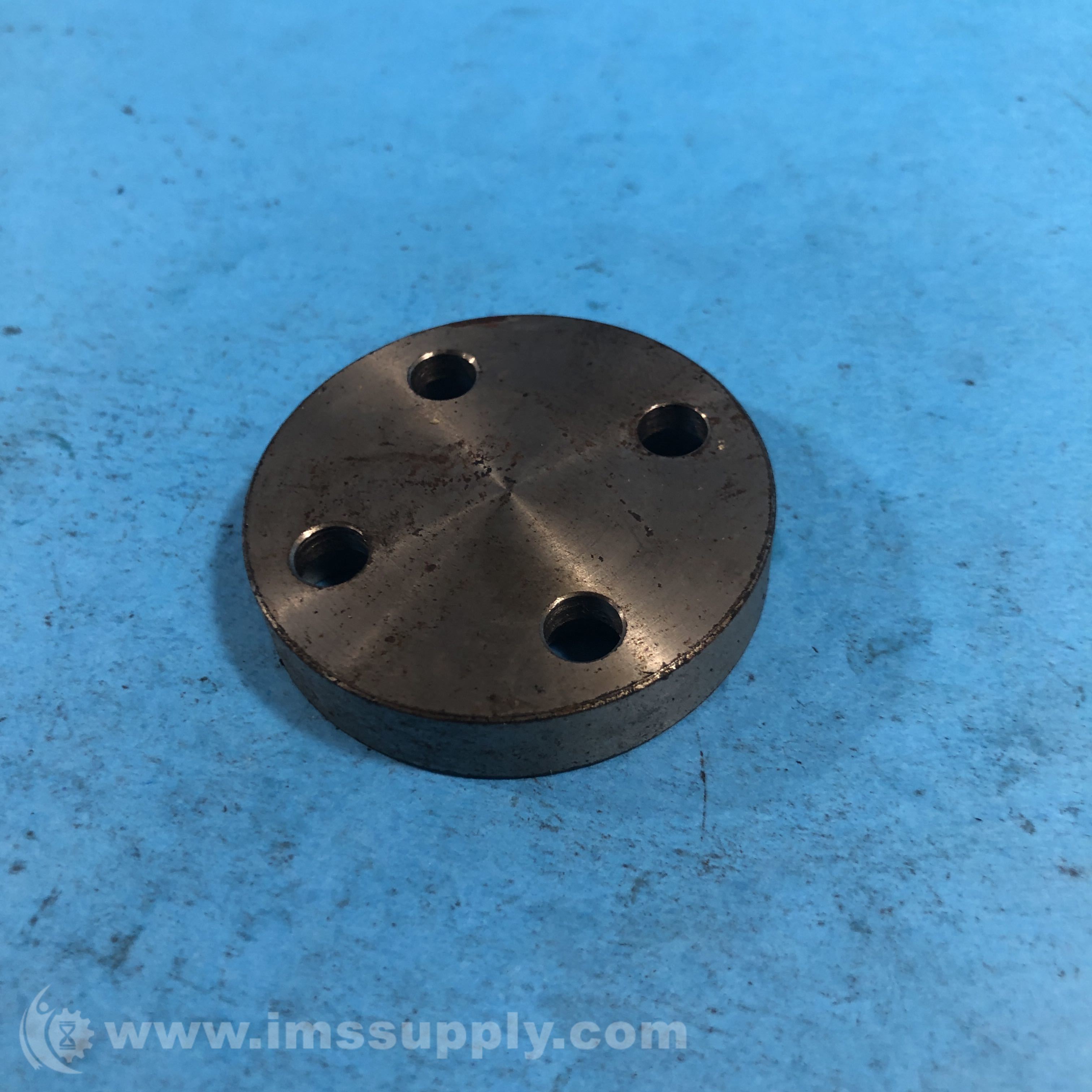 Round Metal Mounting Plate, 4 Countersunk Holes, 2'' LG - IMS Supply