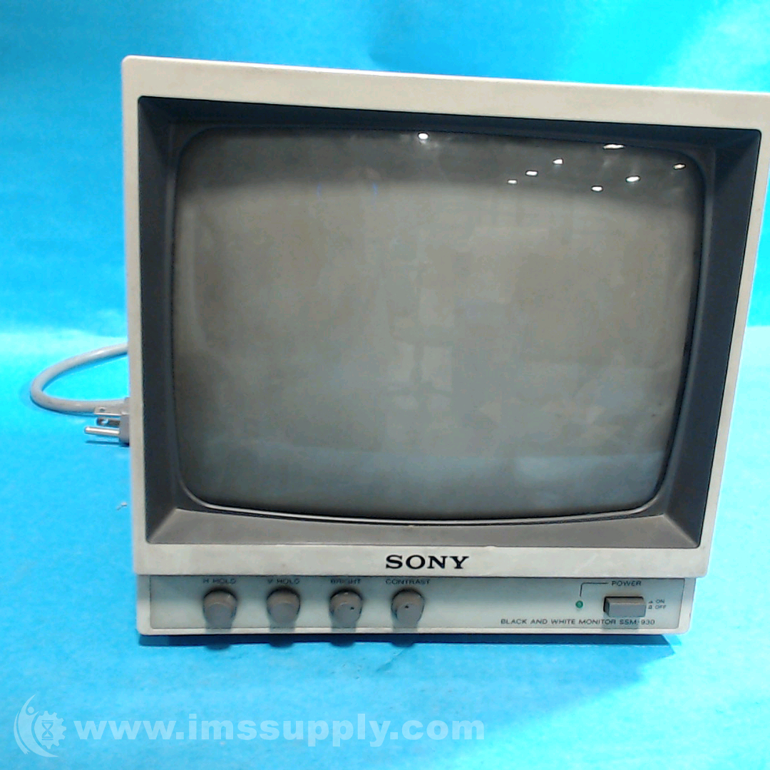 Sony SSM-930 black and white monitor - IMS Supply