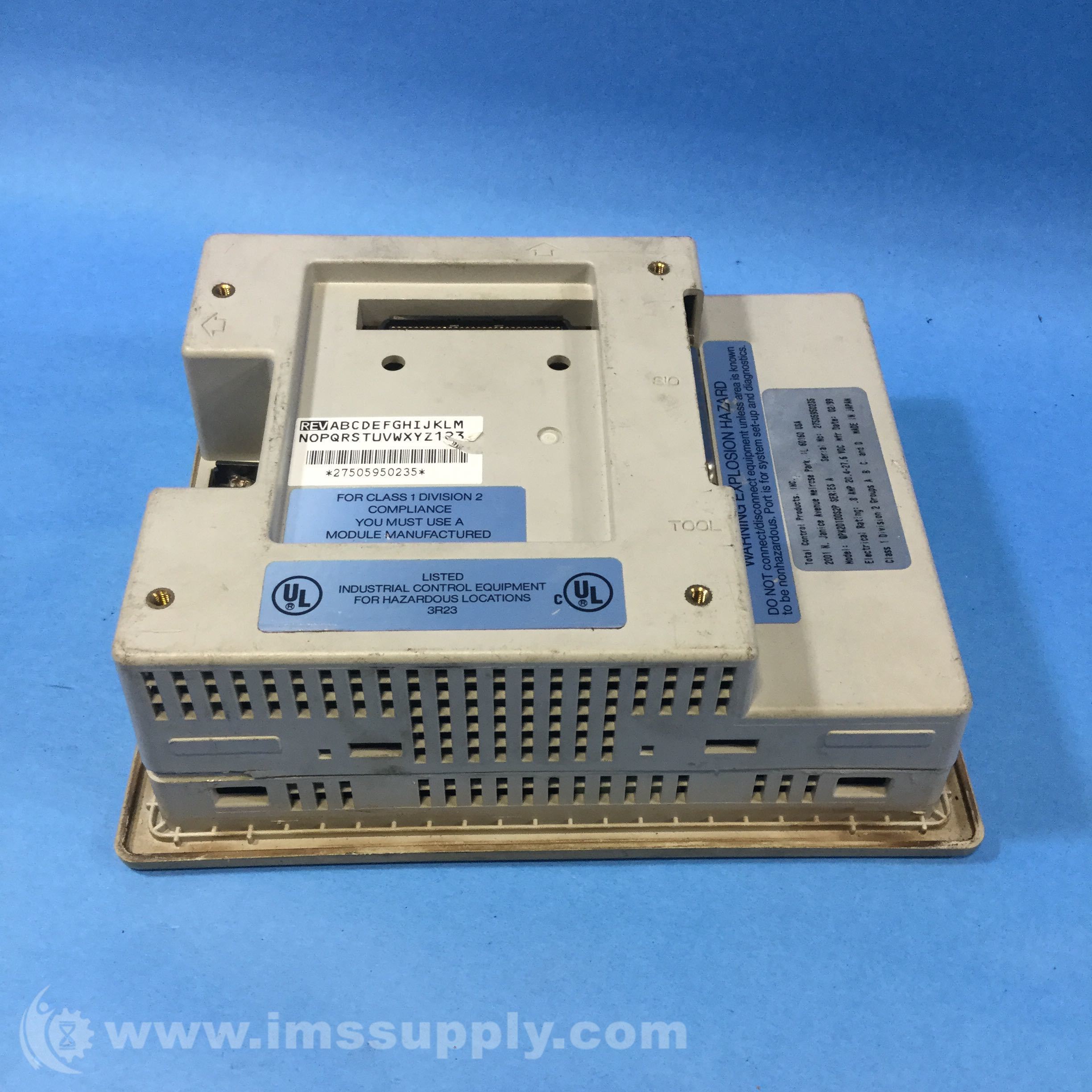 Total Control Products QPK2D100S2P QuickPanel jr HMI Display LCD - IMS ...