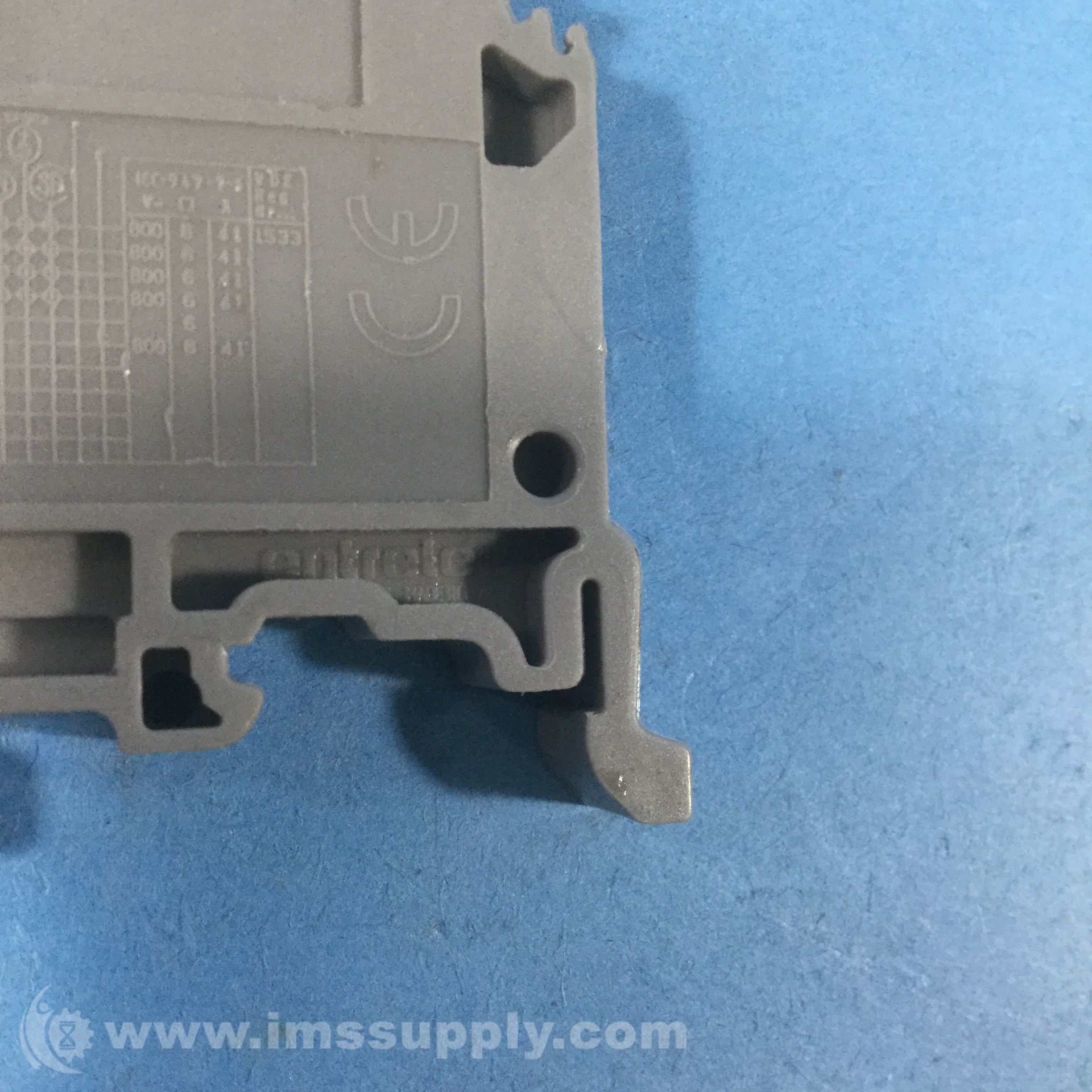 Entrelec M6/8 Ground Terminal Block 8mm Screw Clamp - IMS Supply