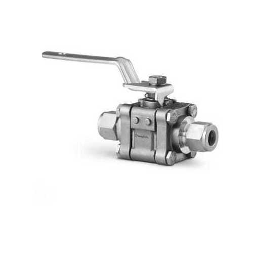 Swagelok SS-T63MF4 SS 3Piece 60 Series Thermal Service Ball Valve - IMS ...