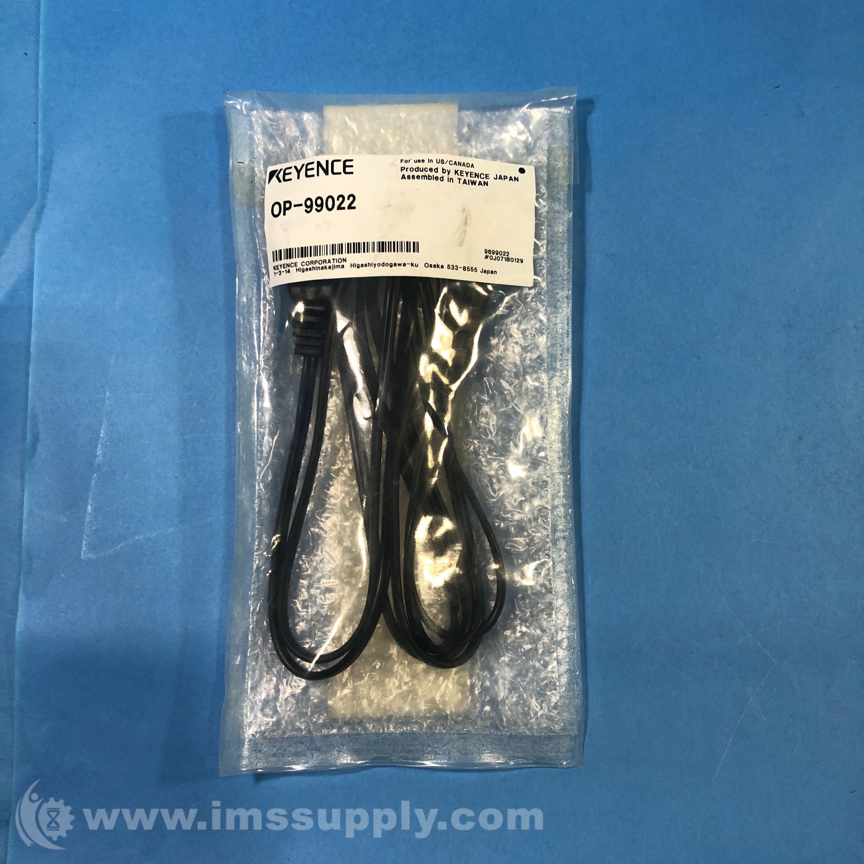 Keyence OP-99022 AC Power Cable - IMS Supply