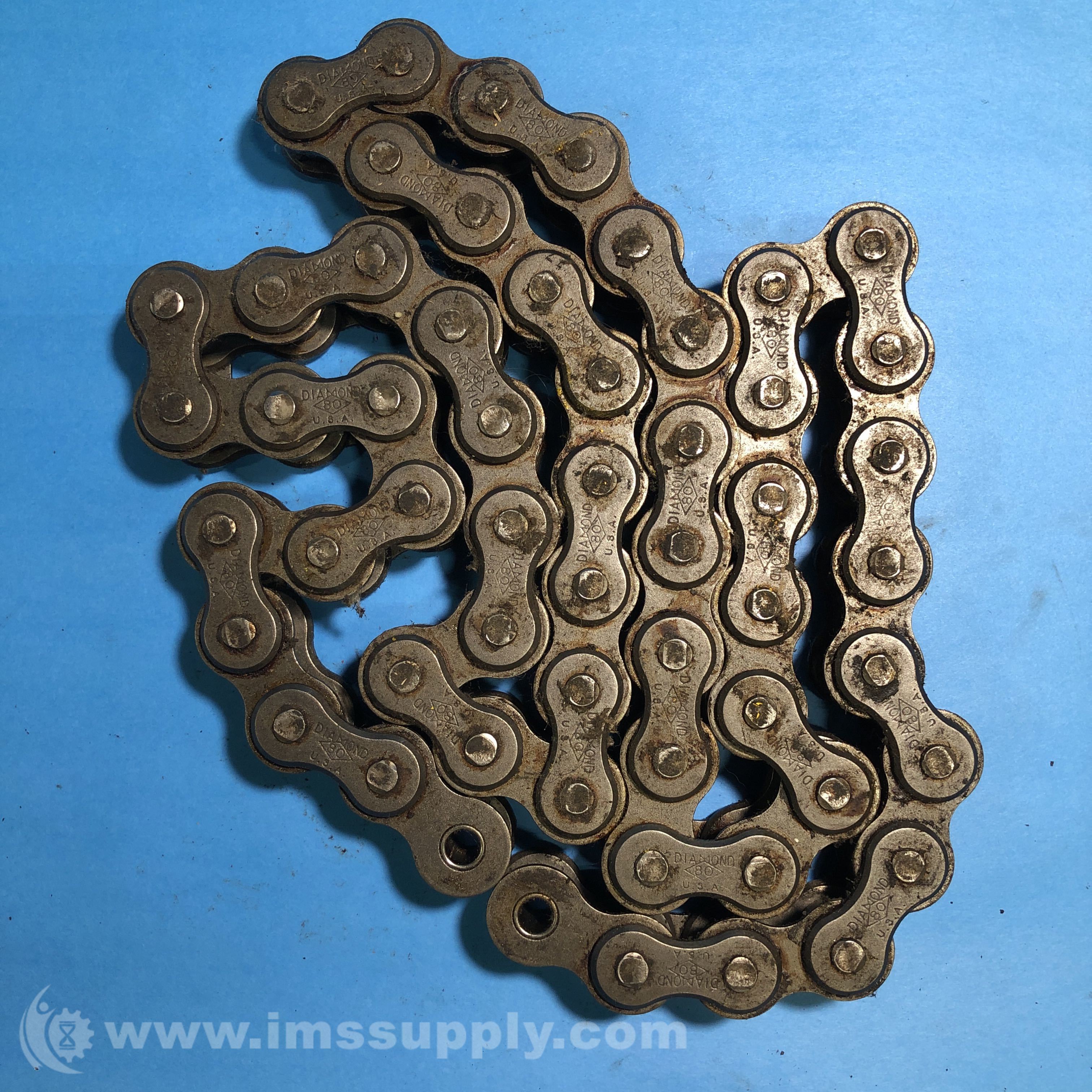 Diamond Chain 80 Roller Chain - IMS Supply