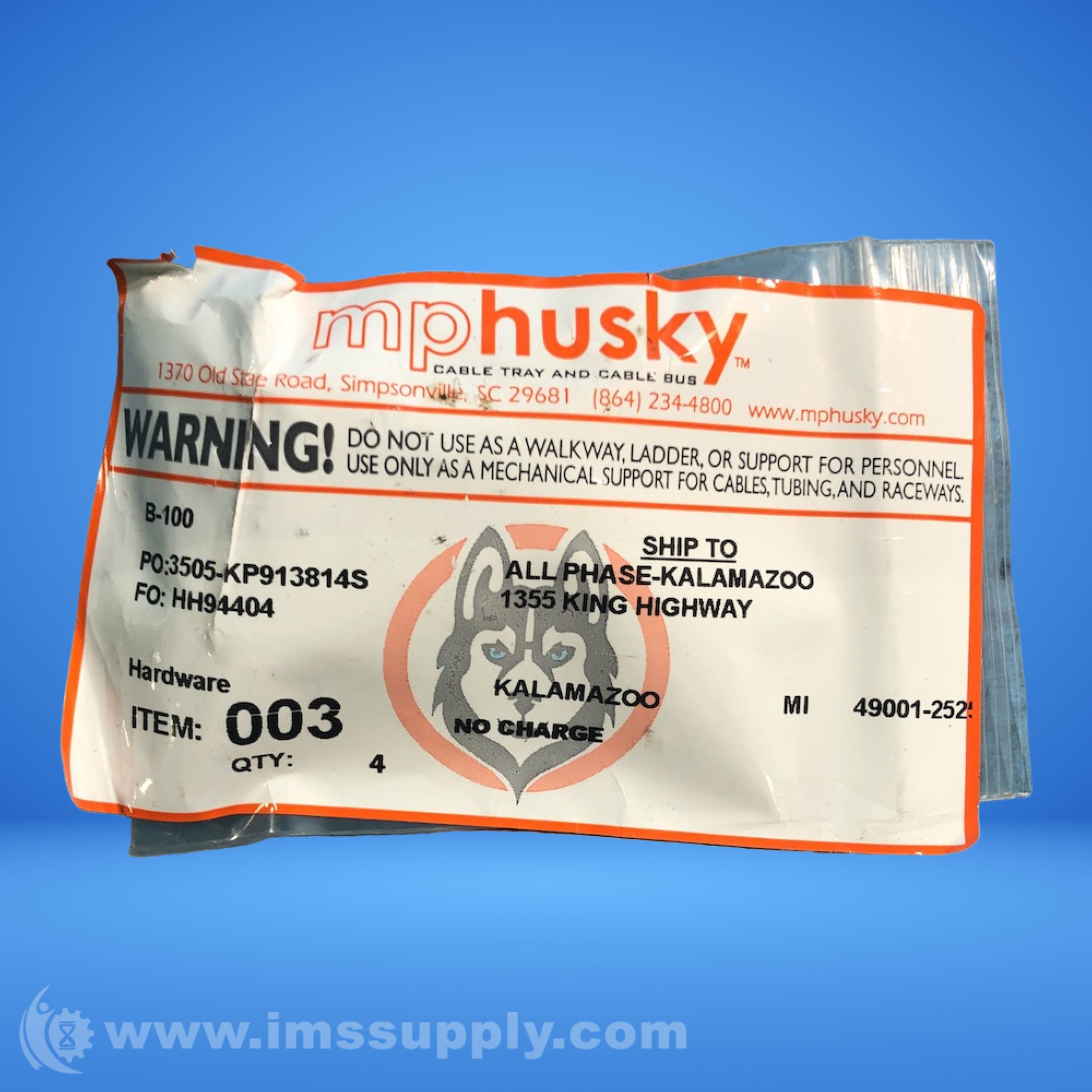 MP Husky B-100 Bag of 4 - IMS Supply