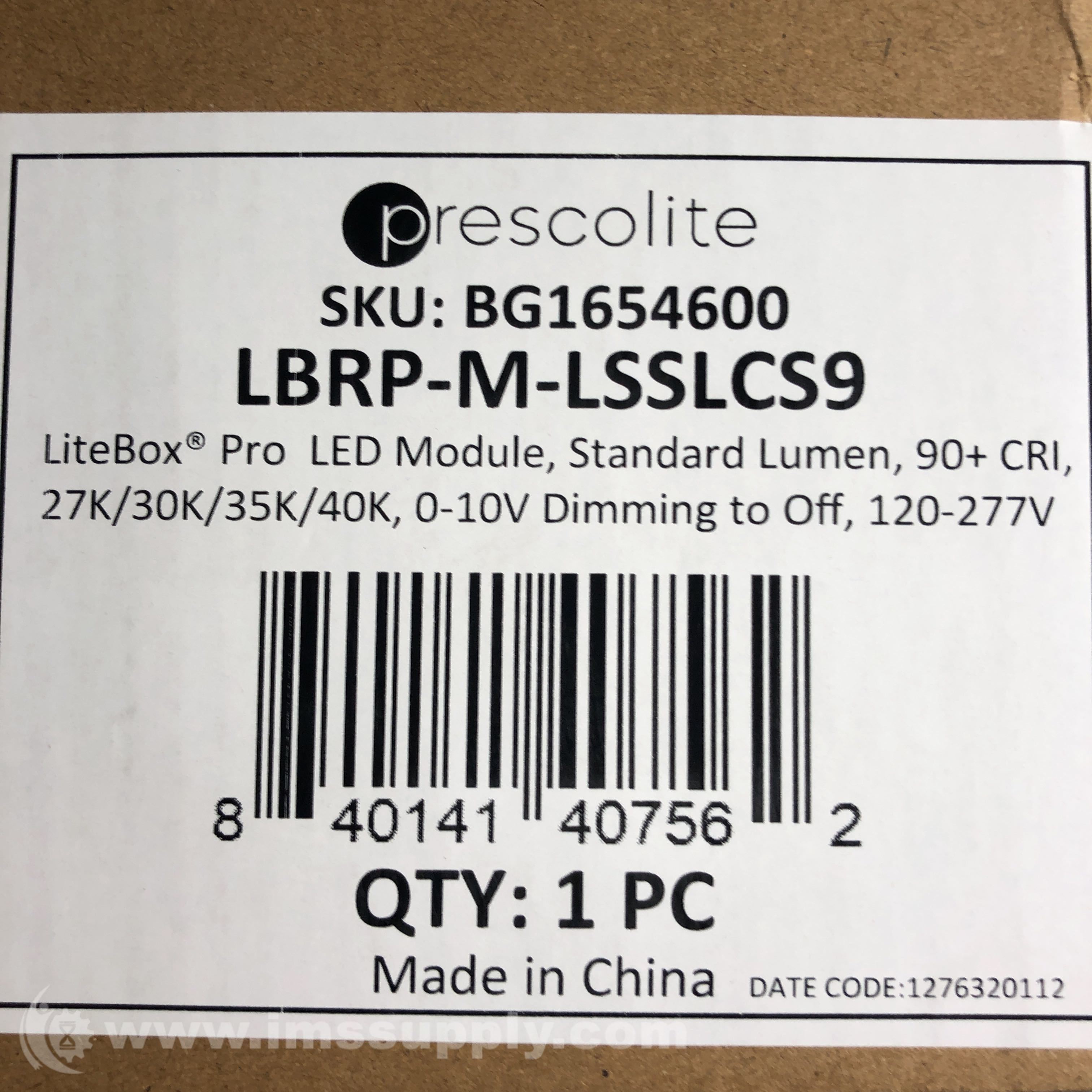 Prescolite Lighting LBRP-M-LSSLCS9 - IMS Supply