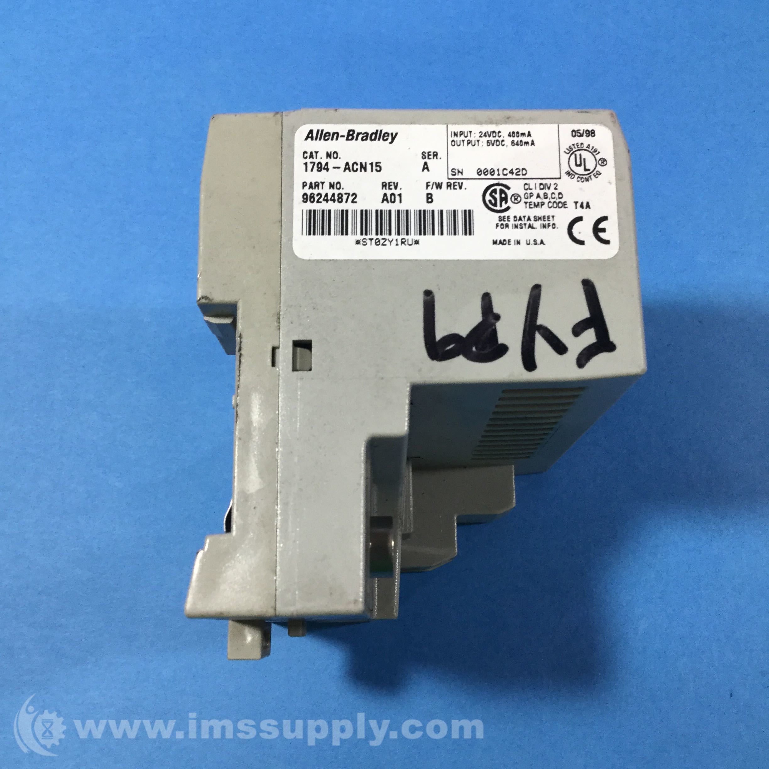 Allen Bradley 1794-ACN15 Series A Communications Adapter - IMS Supply