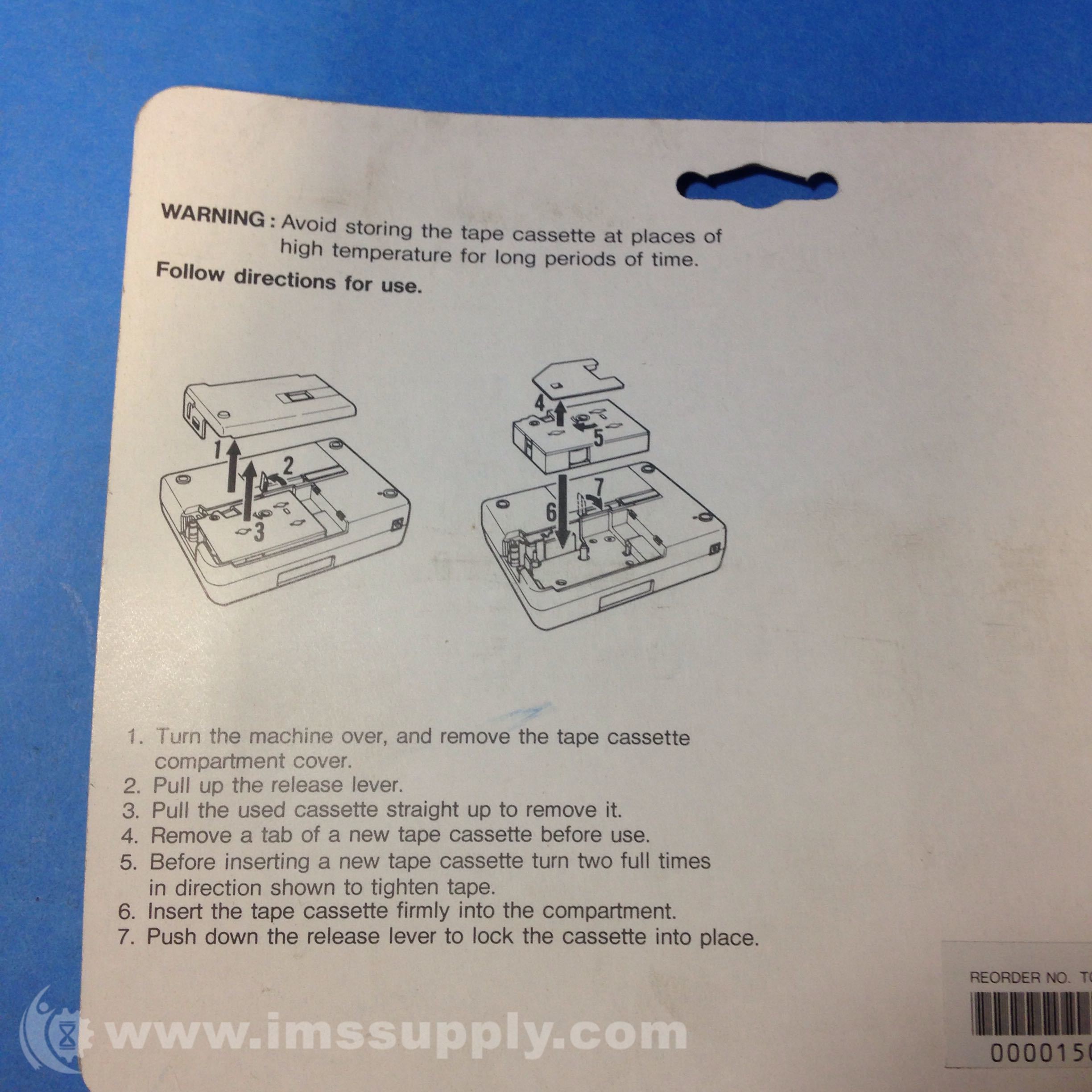 Brother TC-22 Tape Cassette - IMS Supply