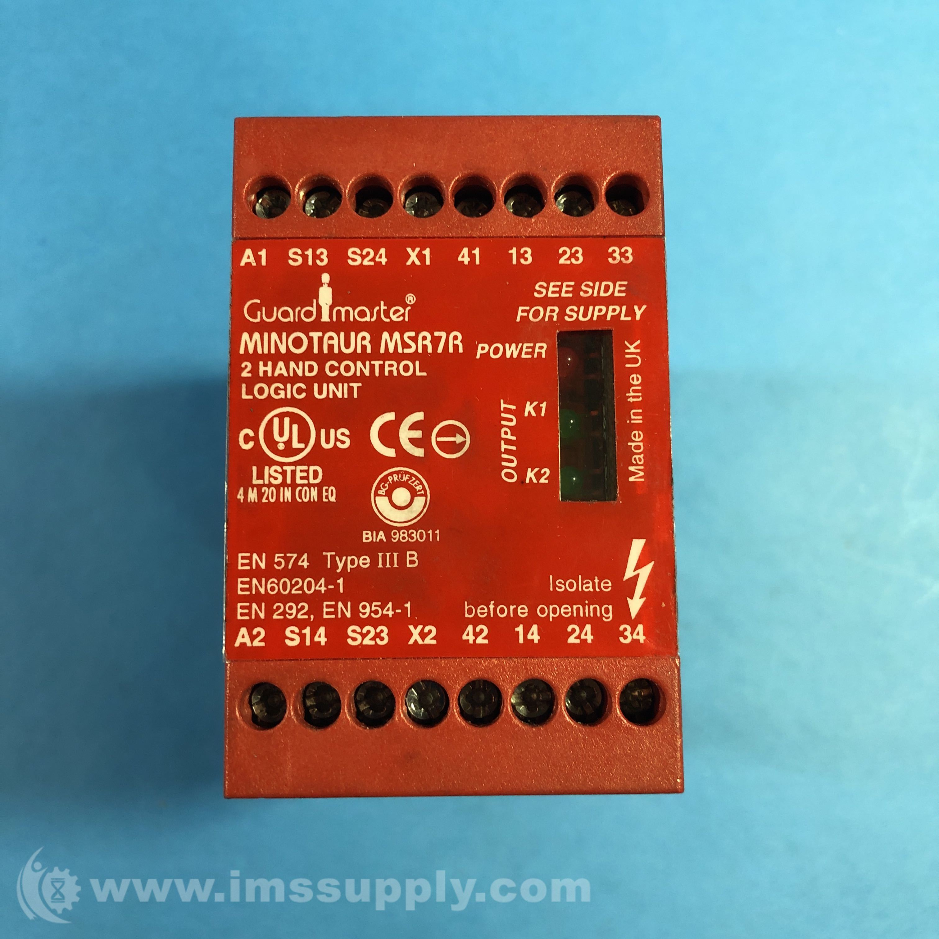 Allen Bradley 440R-D23021 Guardmaster MSR7R Safety Relay - IMS Supply