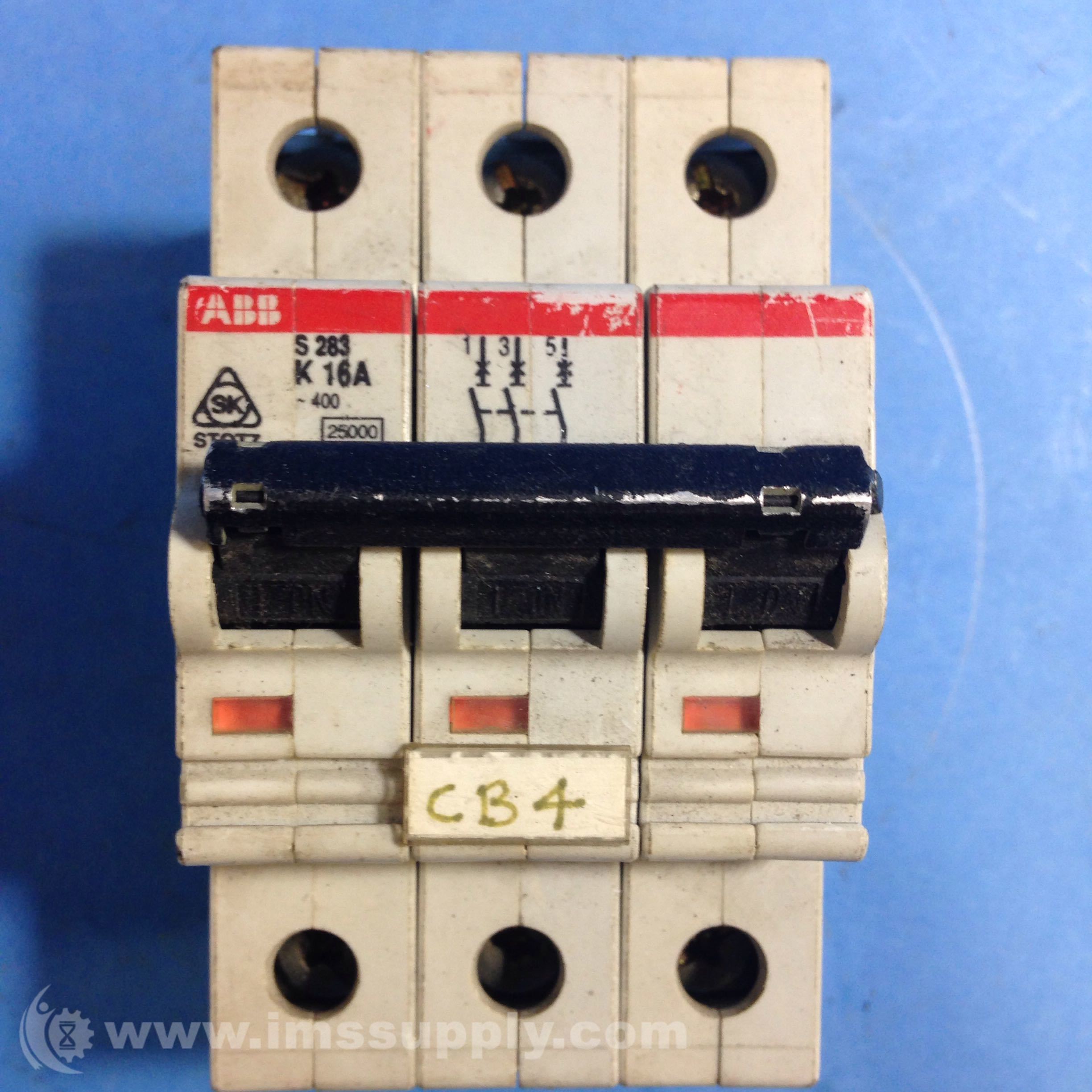 ABB S283-K16 Circuit Breaker - IMS Supply