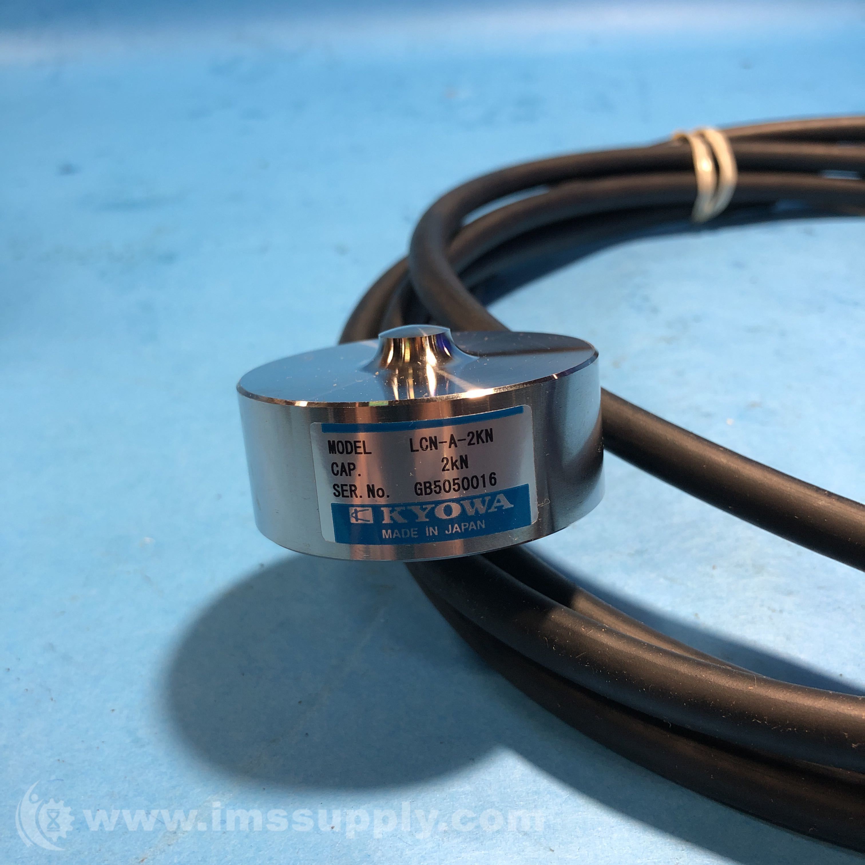 Kyowa LCN-A-2KN Compression Load Cell, 2 kN Cap - IMS Supply